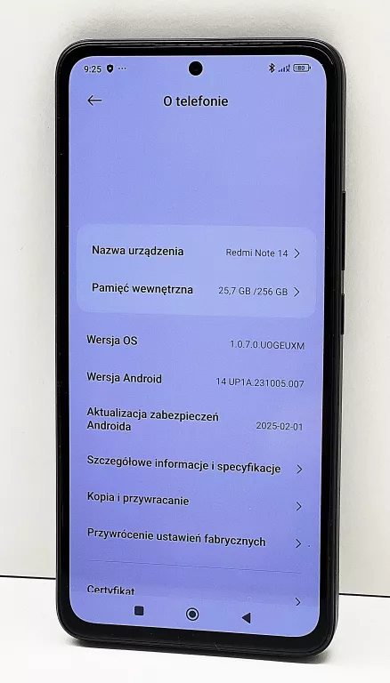 TELEFON XIAOMI REDMI NOTE 14 256GB CZARNY | Smartfony i telefony ...