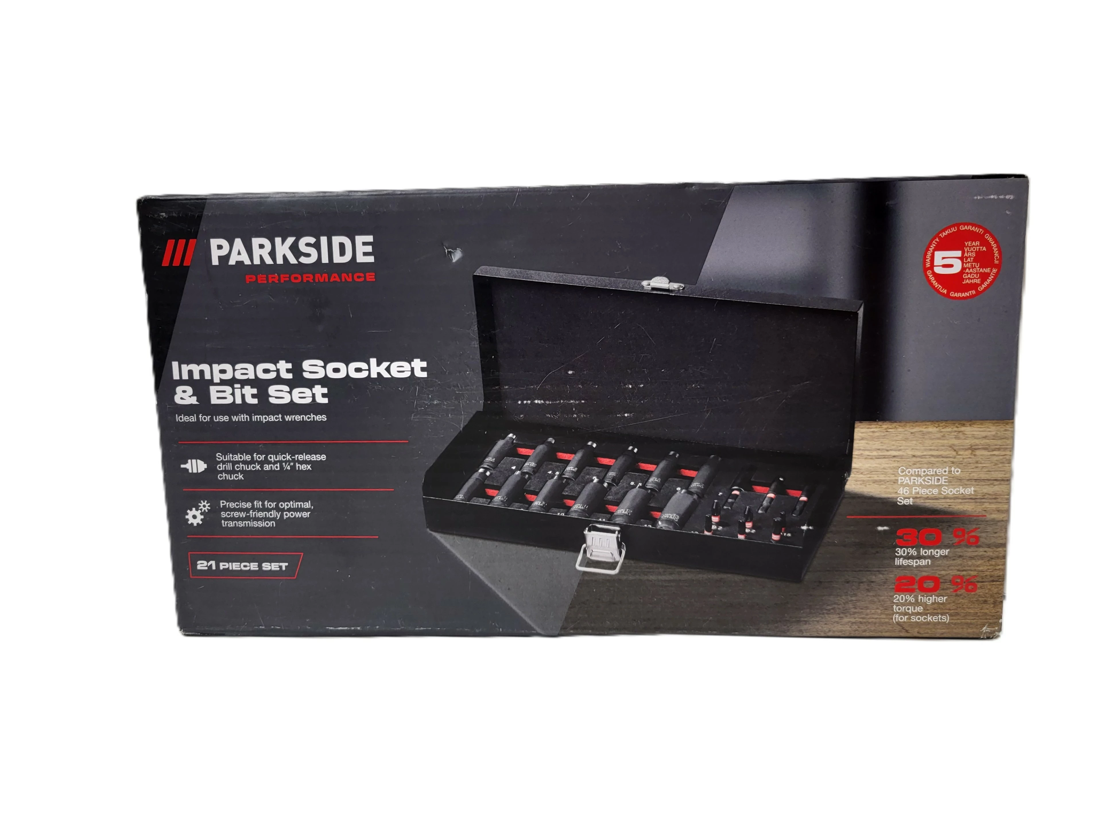 PARKSIDE PERFORMANCE HG11791 KLUCZE NASADOWE I BITY - KOMPLET 21 ...