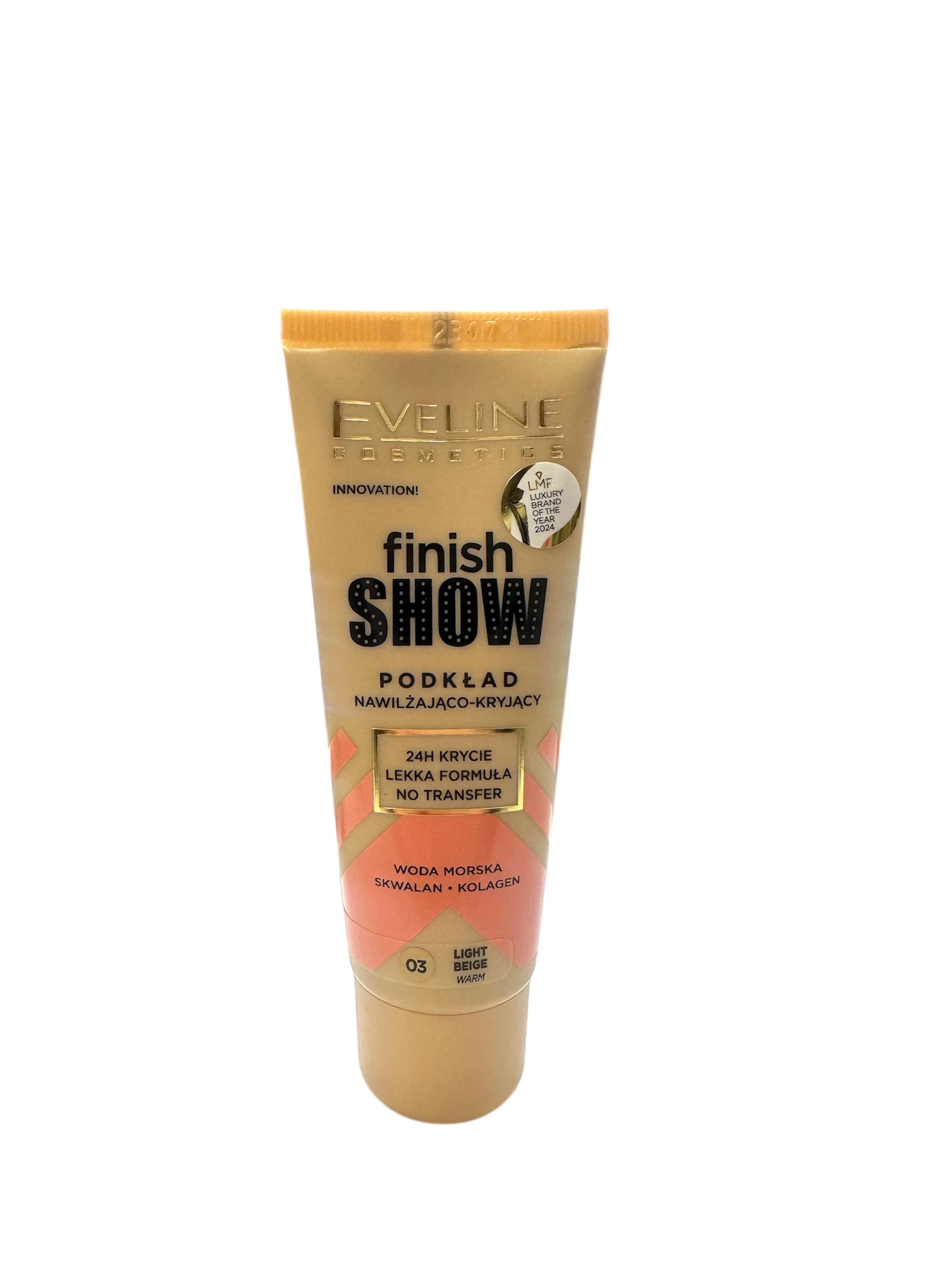 EVELINE COSMETICS FINISH SHOW PODKŁAD NAWILŻAJĄCO KRYJĄCY NR 03 ...
