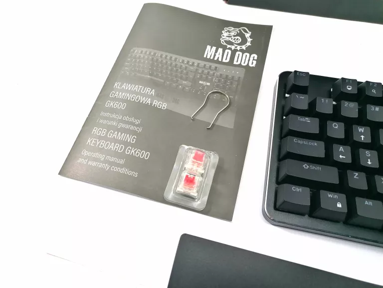 KLAWIATURA MECHANICZNA MAD DOG GK600 KPL | Przewodowe | Loombard.pl