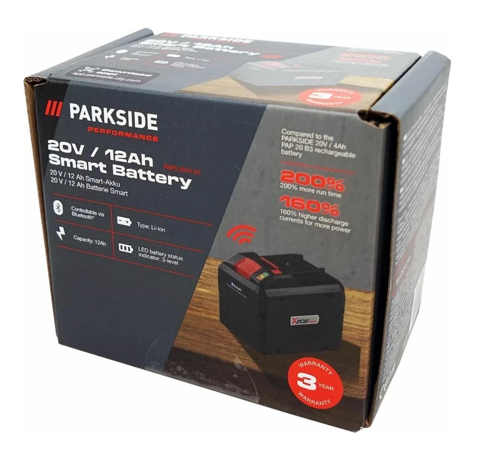 AKUMULATOR PARKSIDE PERFORMANCE 20V 12AH PAPS 2012 A1 | Akumulatory do ...