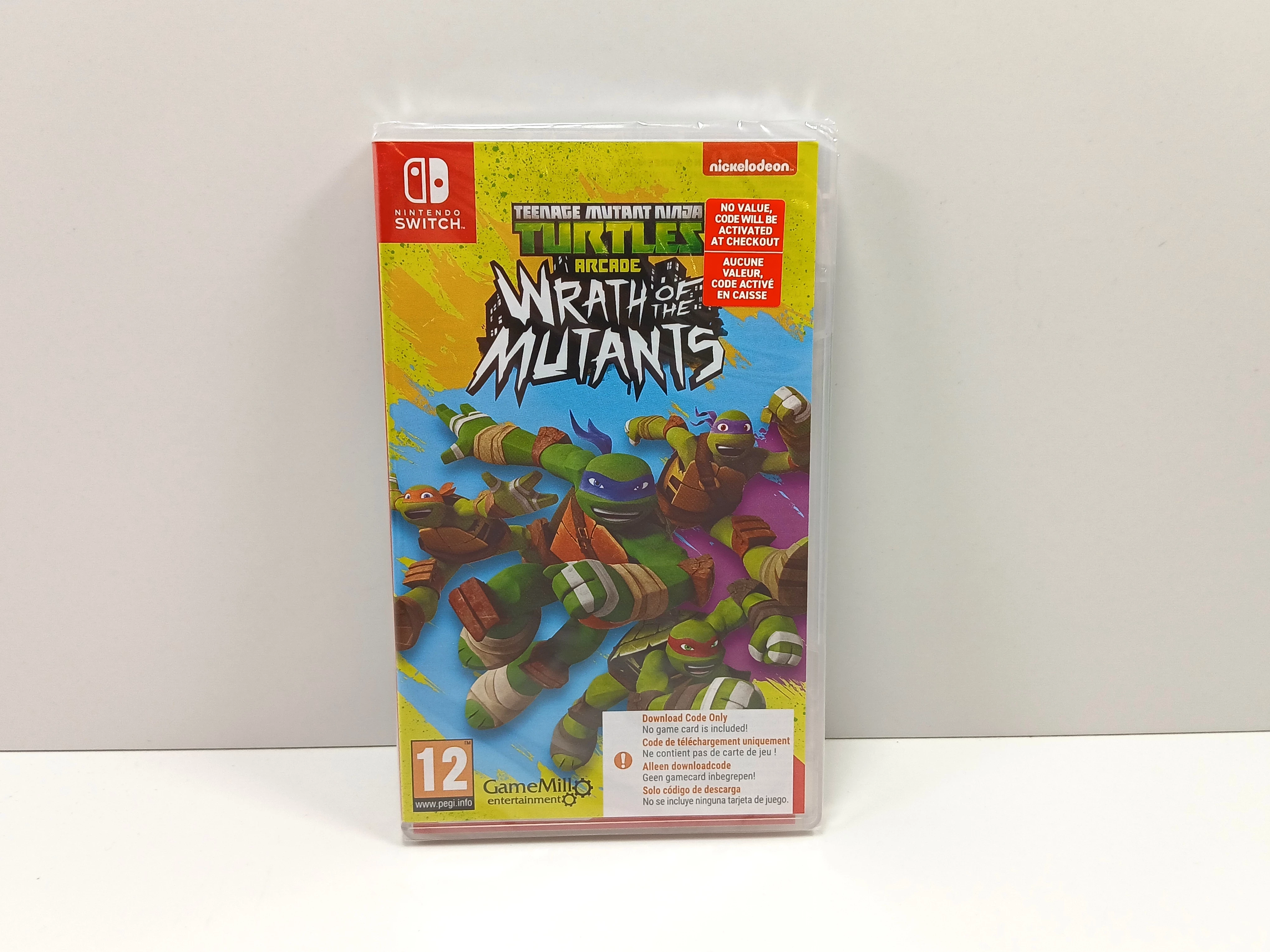 GRA NINTENDO TEENAGE MUTANT NINJA TURTLES WRATH OF THE MUTANTS ...