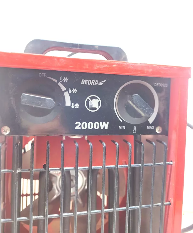 DEDRA NAGRZEWNICA ELEKTRYCZNA 2000W | Nagrzewnice | Loombard.pl