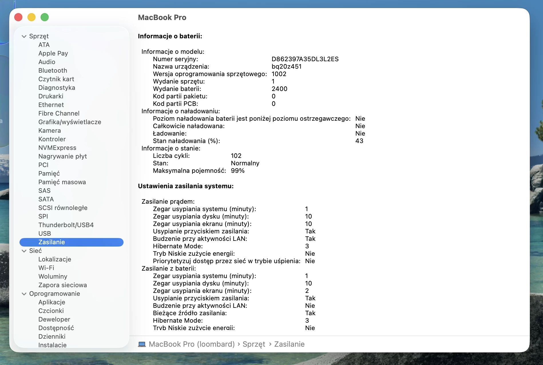 LAPTOP APPLE MACBOOK PRO 2022 A2338 13" RETINA M2 8GB RAM 256GB SSD ...