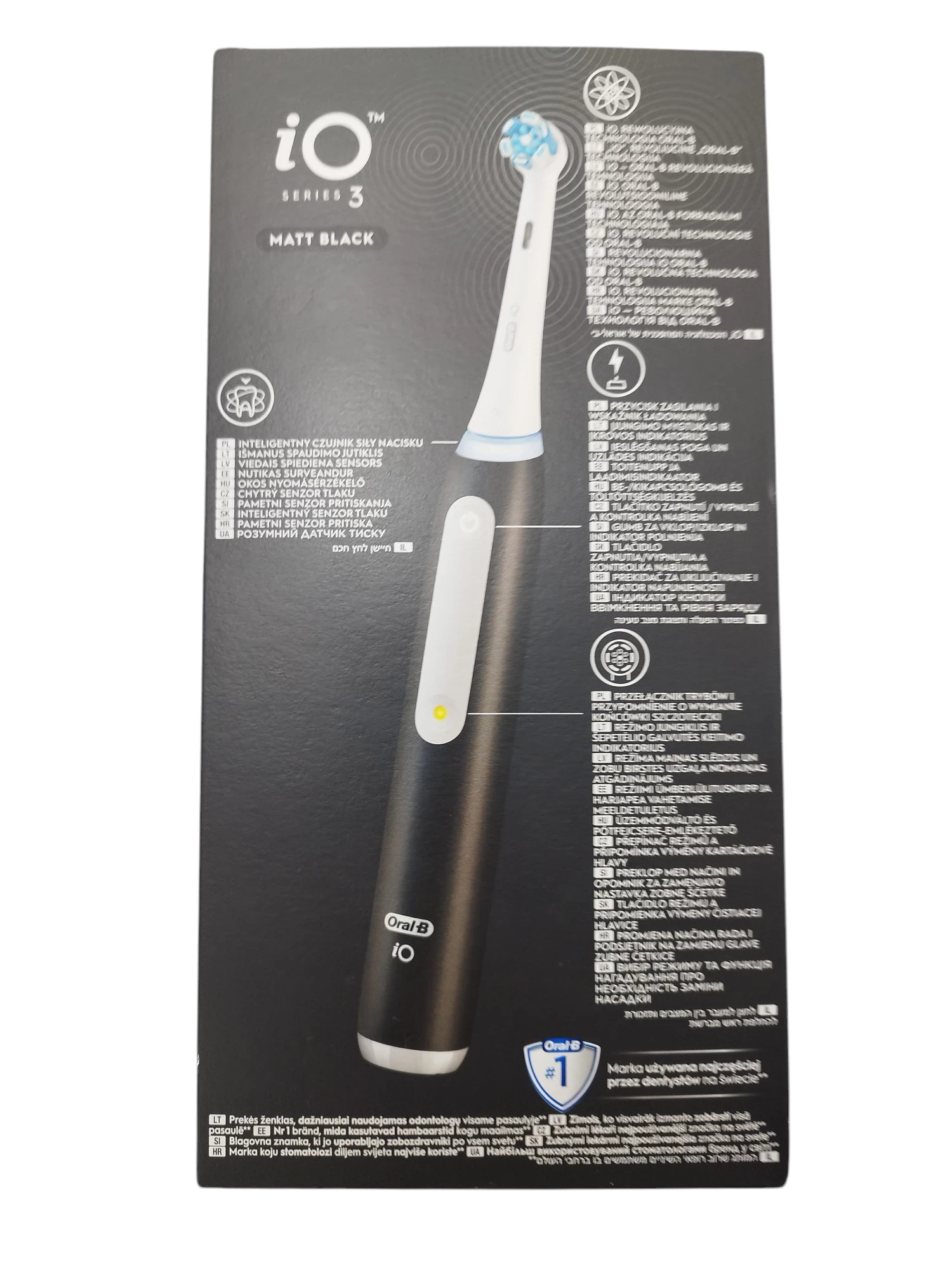 SZCZOTECZKA MAGNETYCZNA ORAL-B IO 3 CZARNY | Elektryczne | Loombard.pl