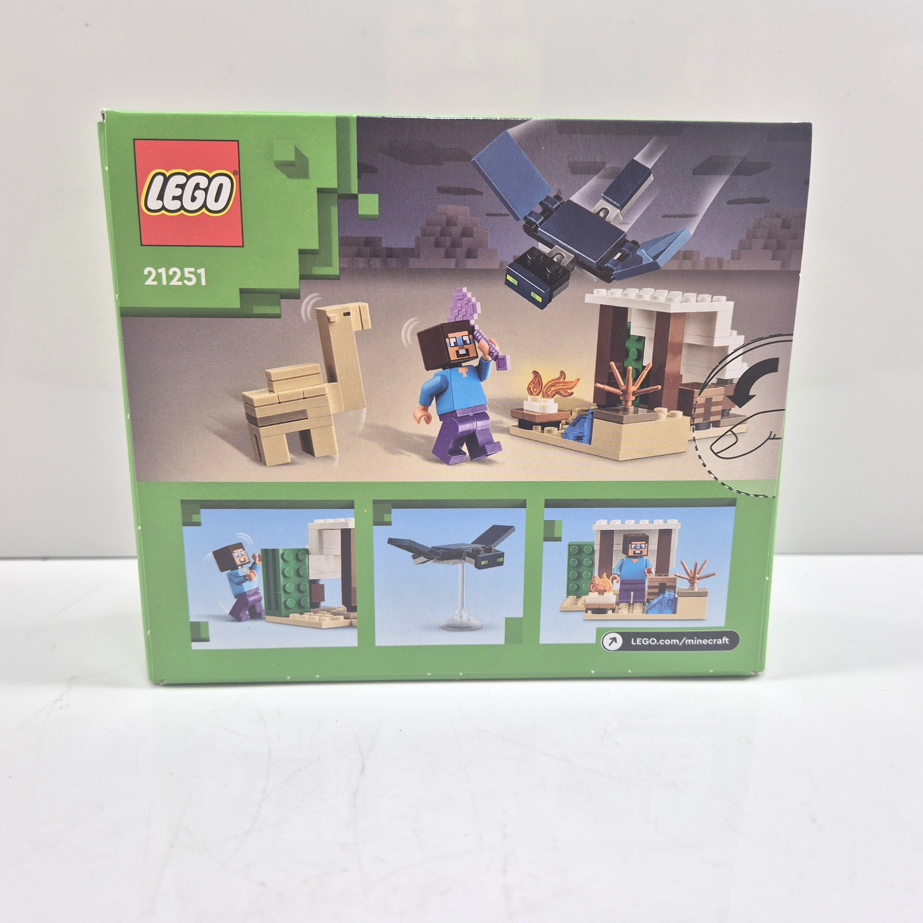 LEGO MINECRAFT 21251 STEVE I WYPRAWA NA PUSTYNIĘ | Minecraft | Loombard.pl