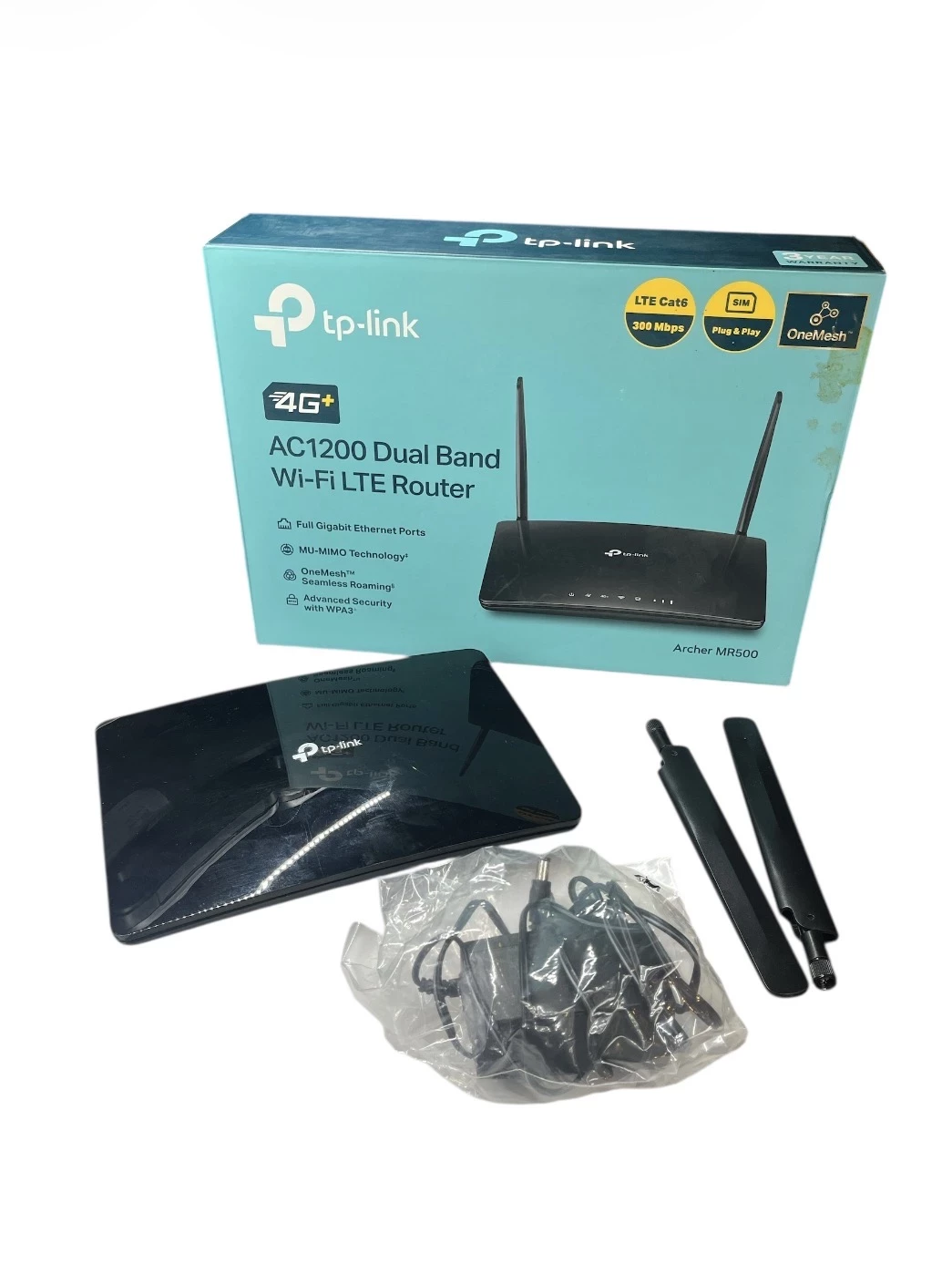 ROUTER NA KARTĘ SIM WI-FI TP-LINK MR500 AC1200 MU-MIMO ONEMESH LTE CAT6 | Loombard.pl