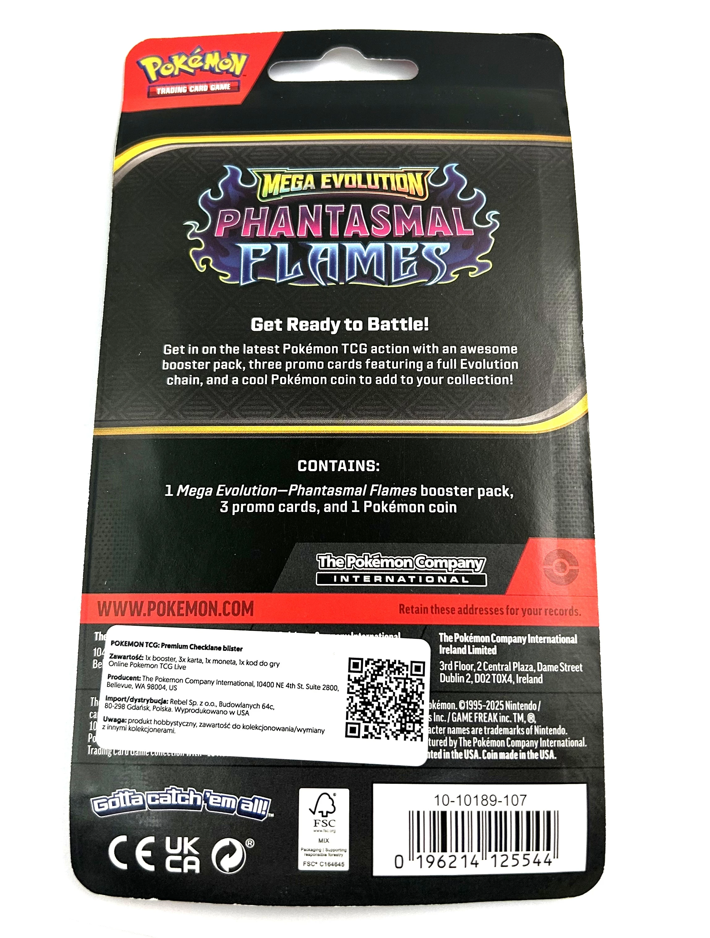 POKÉMON TCG:ME PHANTASMAL FLAMES - PREMIUM BLISTER TORCHIC | Pokemon ...