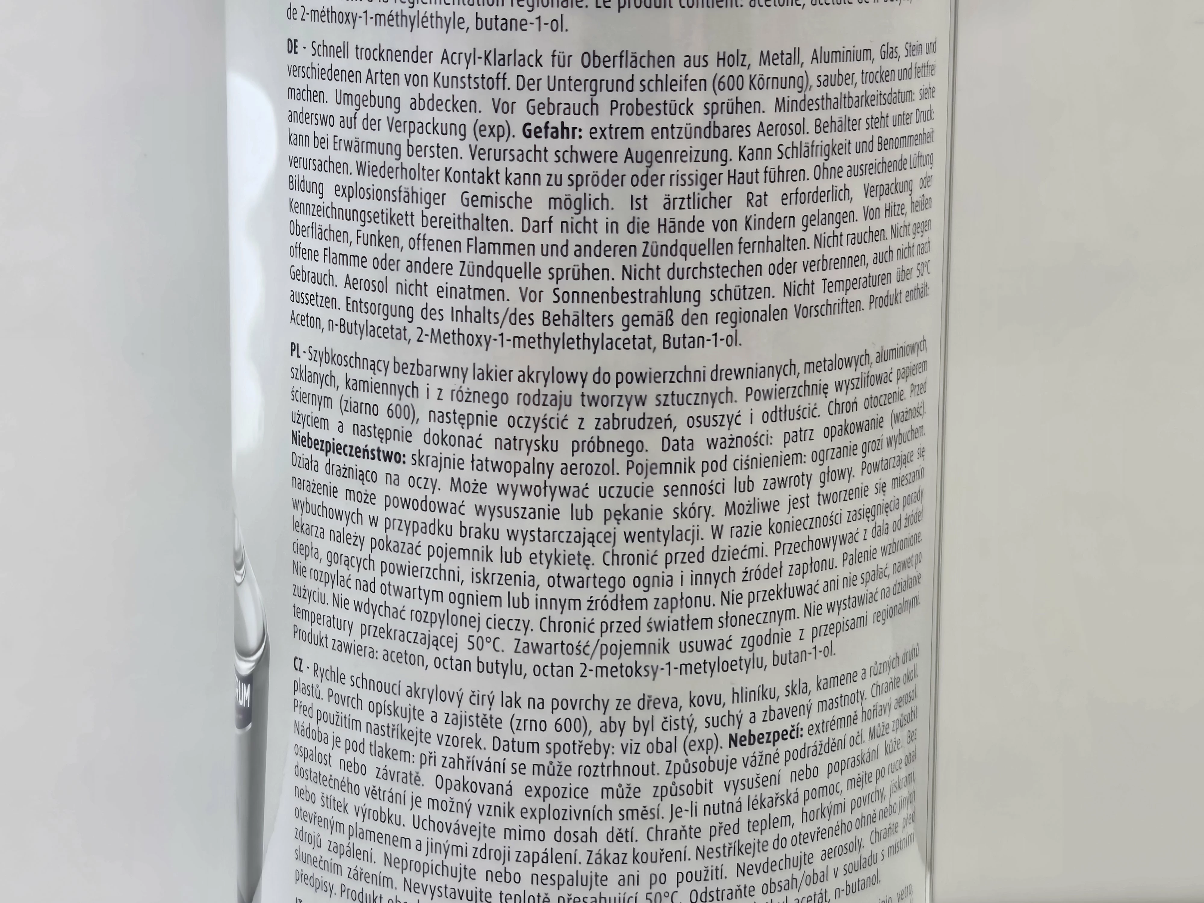 SPECTRUM LAKIER W SPRAYU TRANSPARENTNY MAT 400ML | Lakiery | Loombard.pl