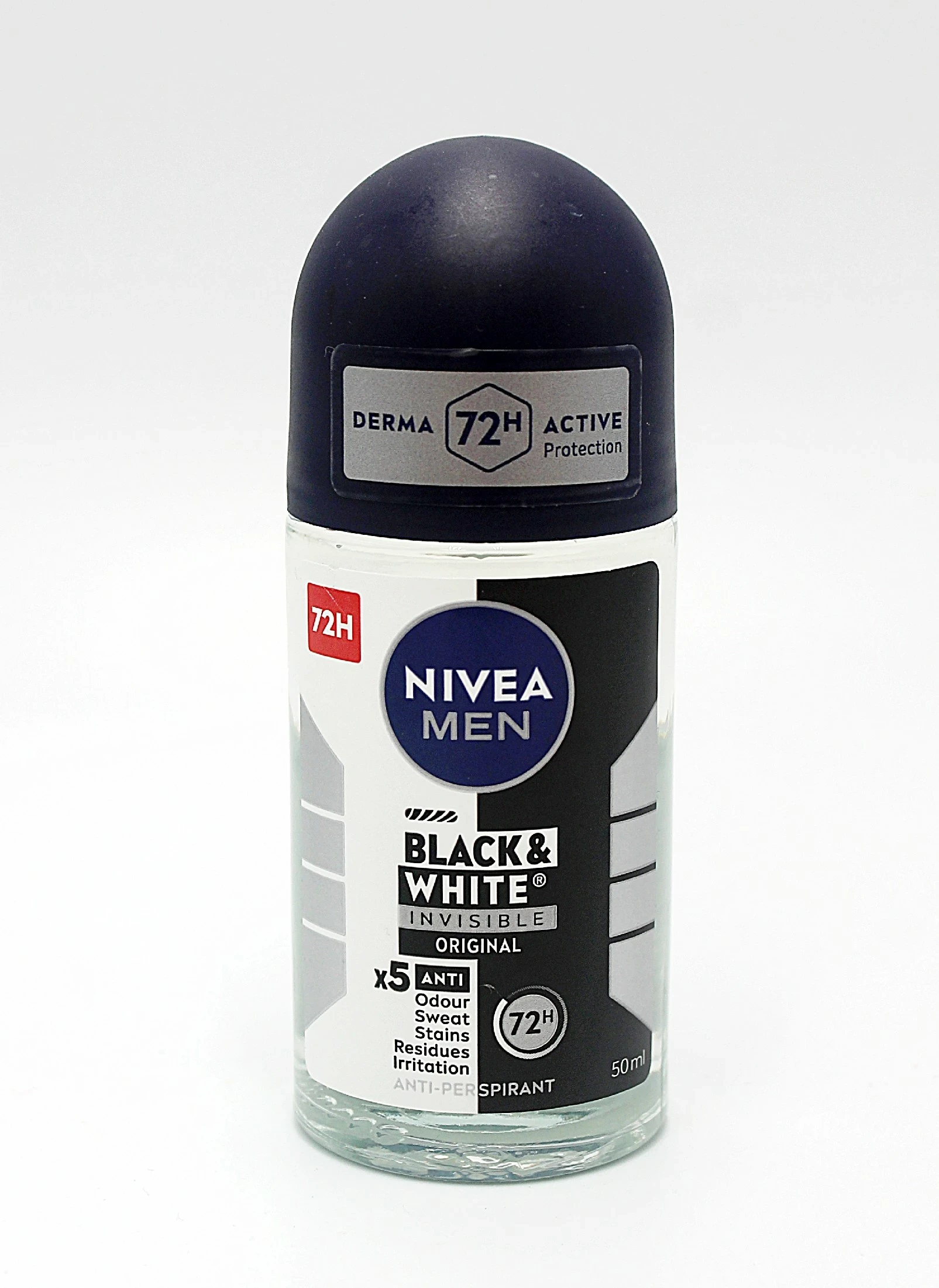 NIVEA MEN INVISIBLE BLACK&WHITE ANTYPERSPIRANT W KULCE 48H ORGINAL 50ML ...
