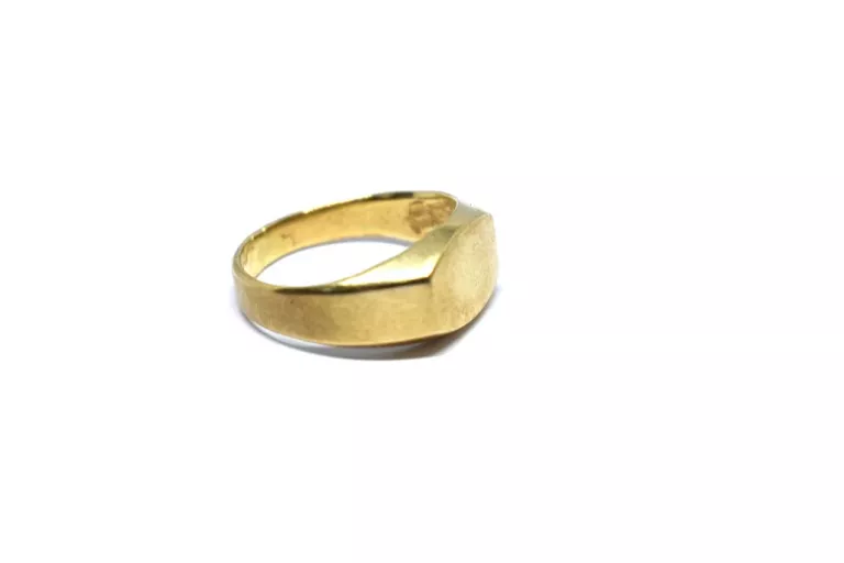 ZŁOTY MĘSKI SYGNET 585 14 KARAT 4,75 GRAM ROZMIAR 18 | Sygnety ...
