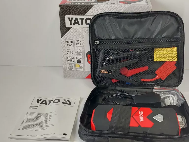 URZĄDZENIE ROZRUCHOWE-POWER BANK 9000MAH YATO YT-83081 | Urządzenia ...