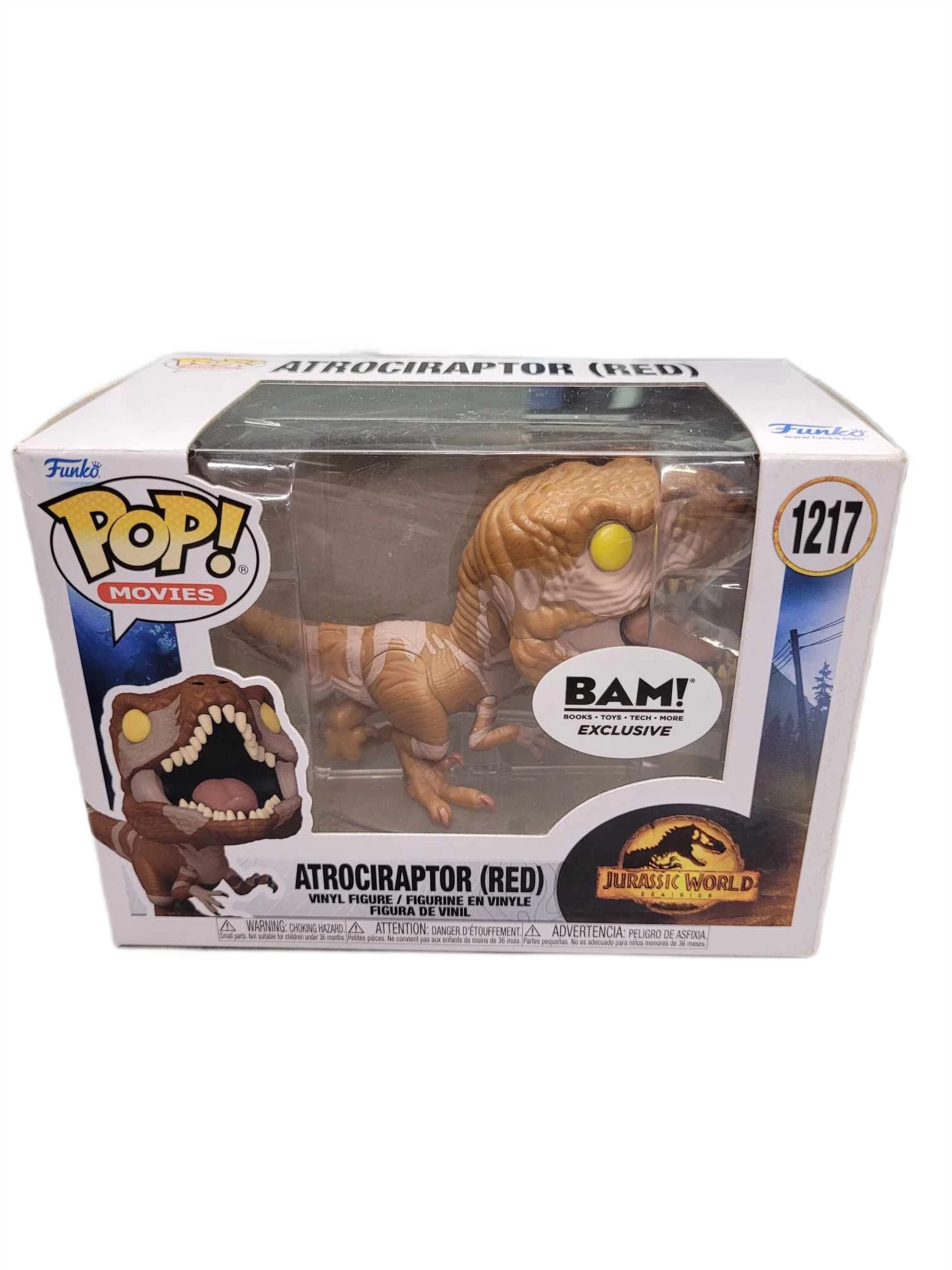 FIGURKA FUNKO POP! JURASSIC WORLD DOMINION ATROCIRAPTOR (RED) 1217 ...