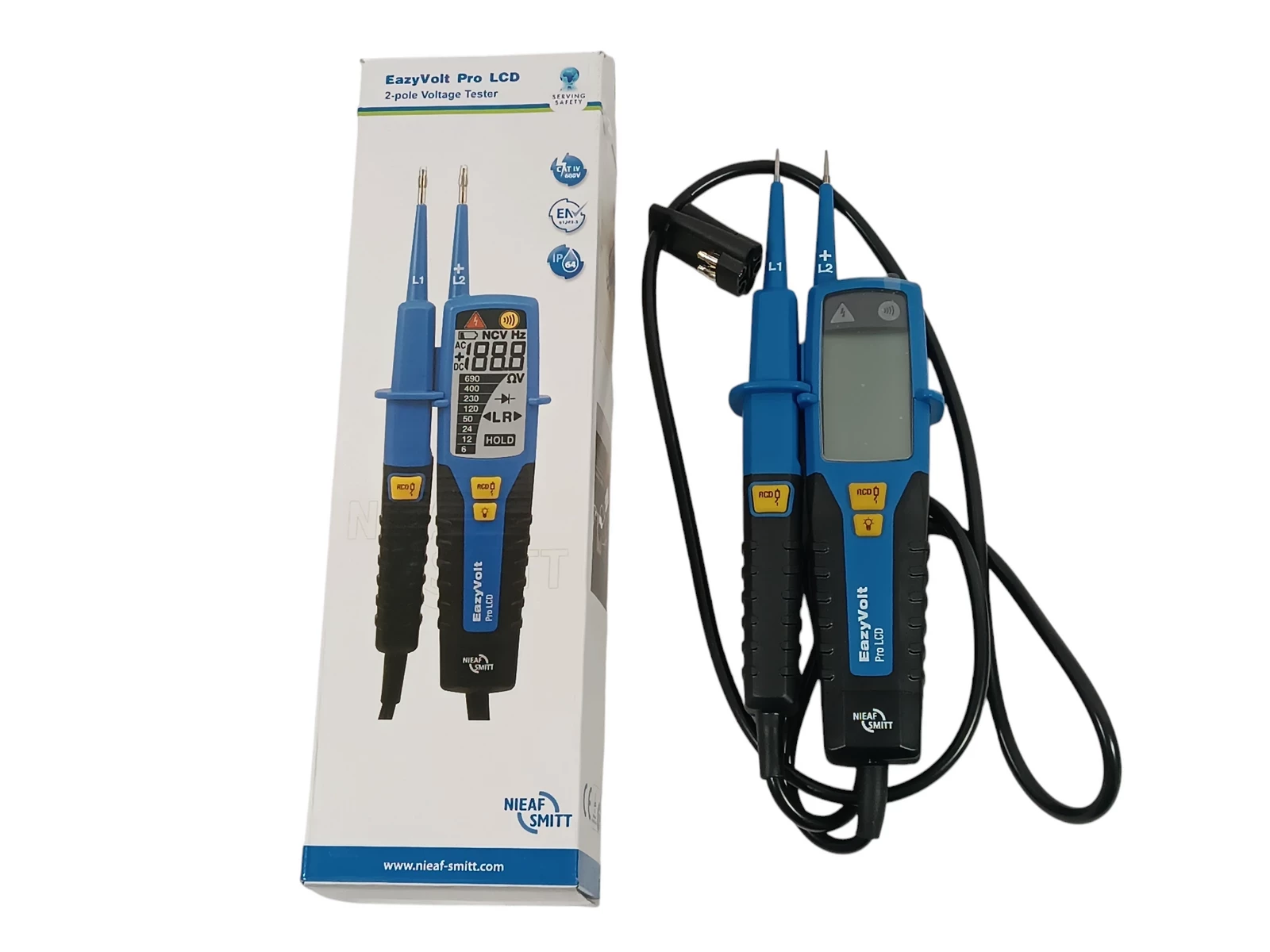 TESTER NAPIĘCIA DLA ELEKTRYKA 1500V DC EAZY VOLT PRO LCD | Narzędzia ...