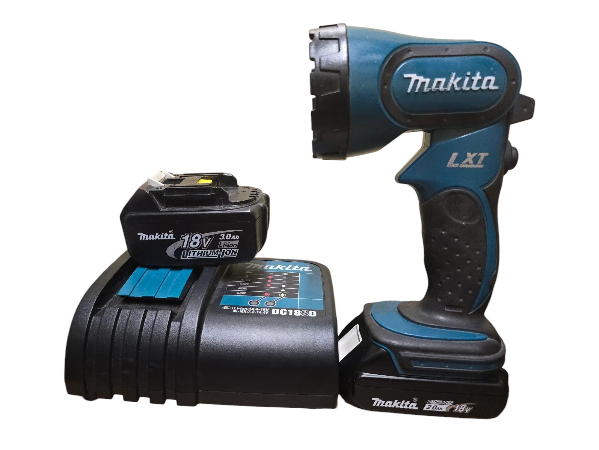 LATARKA MAKITA DML185 + 2X AKU + ŁADOWARKA DC18SD | Latarki ręczne | Loombard.pl