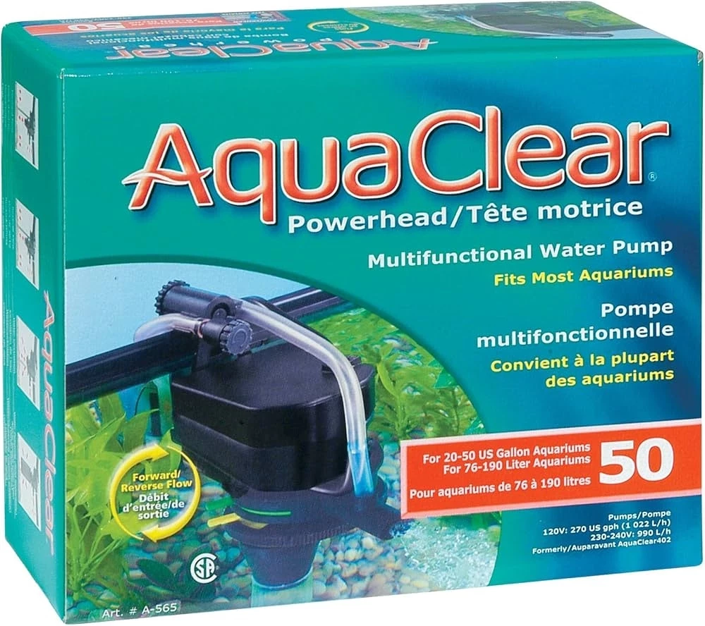 HAGEN AQUACLEAR POWERHEAD 50 POMPA TURBINA | Pompki | Loombard.pl
