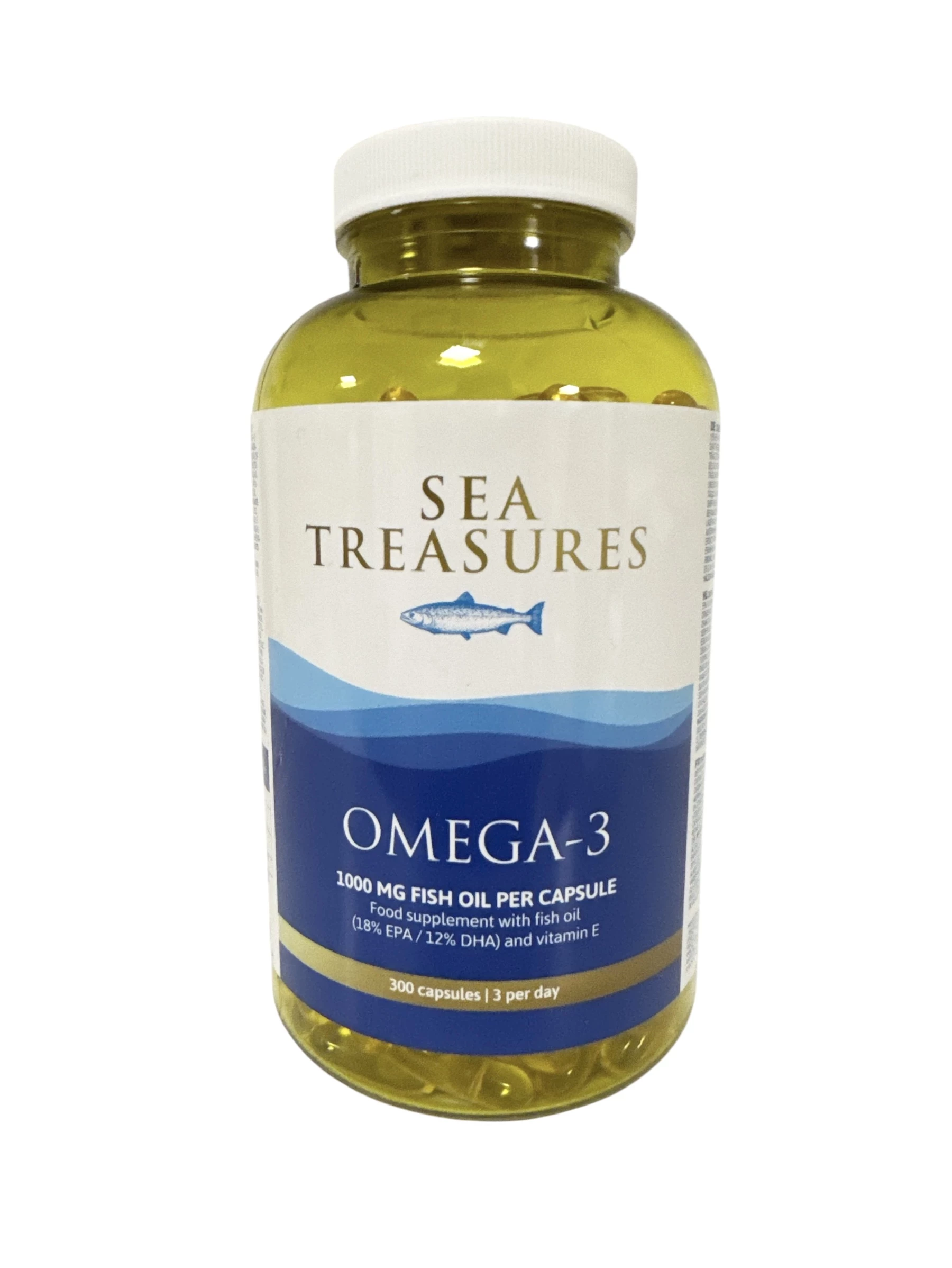 TRAN OMEGA 3 SEA TREASURES 300 KAPSUŁEK | Odporność | Loombard.pl