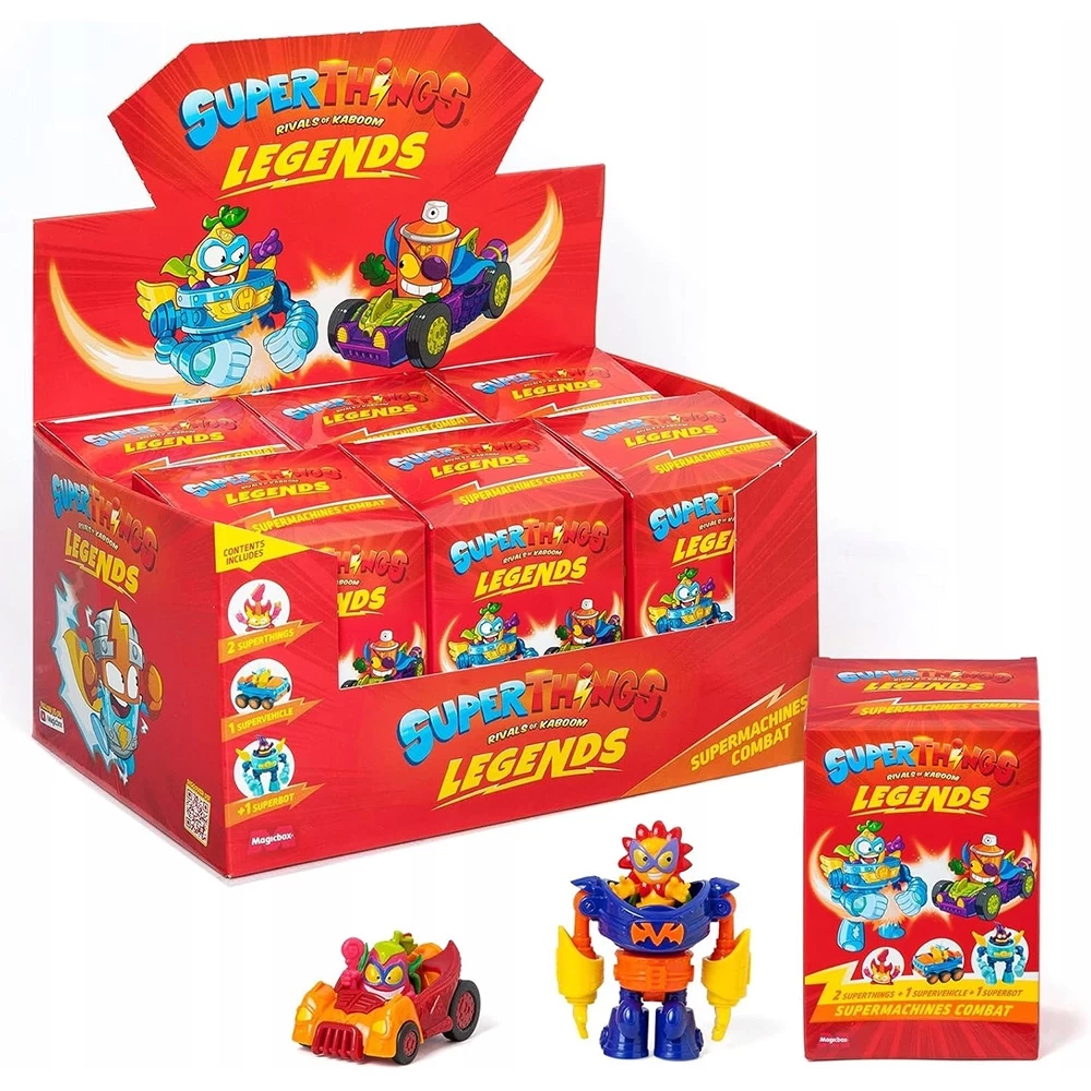 SUPERZINGS LEGENDS - SUPERMACHINES COMBAT BOX 6 OPAKOWAŃ | Figurki | Loombard.pl