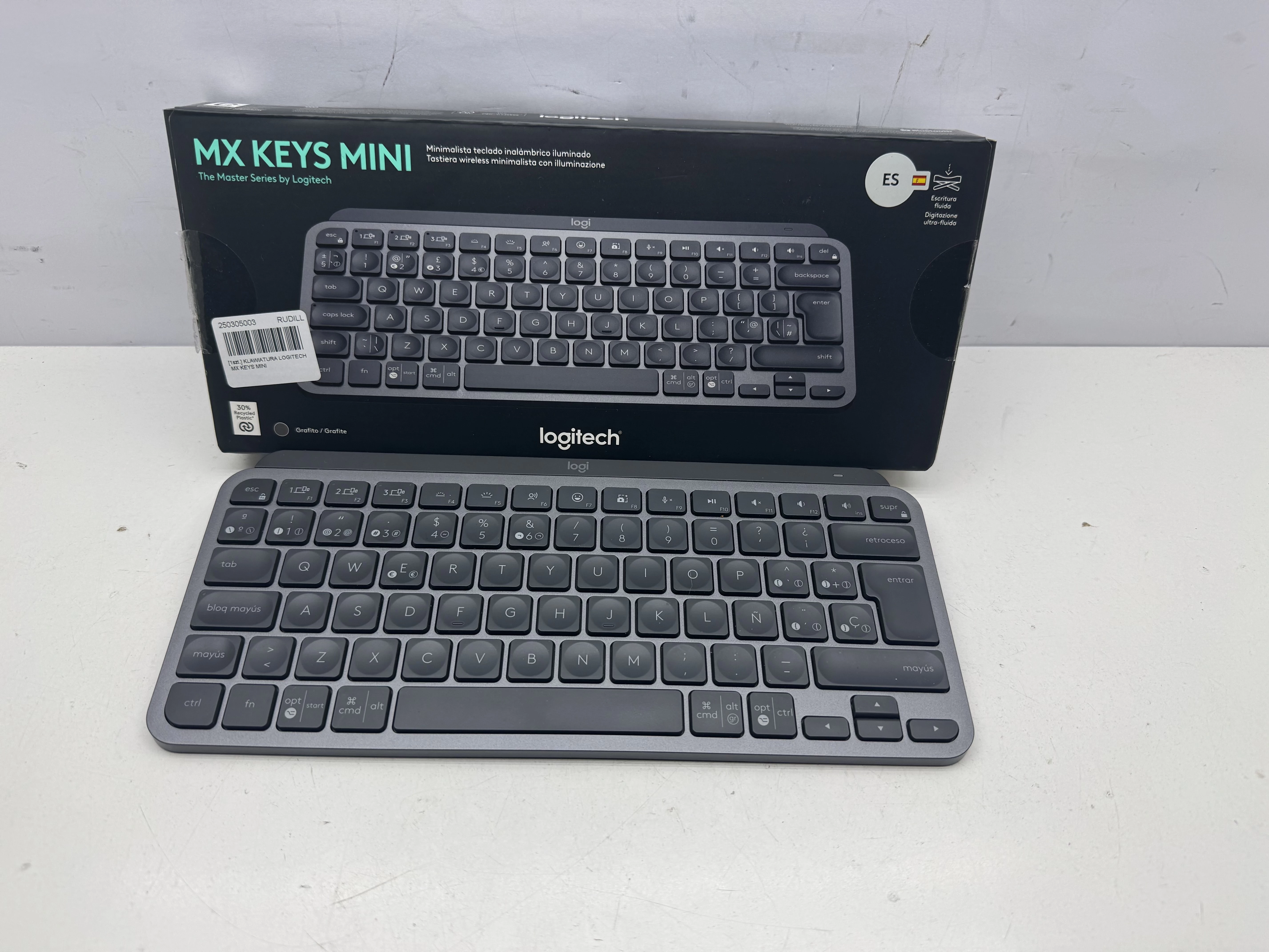 KLAWIATURA MEMBRANOWA MX KEYS MINI LOGITECH ES | Bezprzewodowe | Loombard.pl