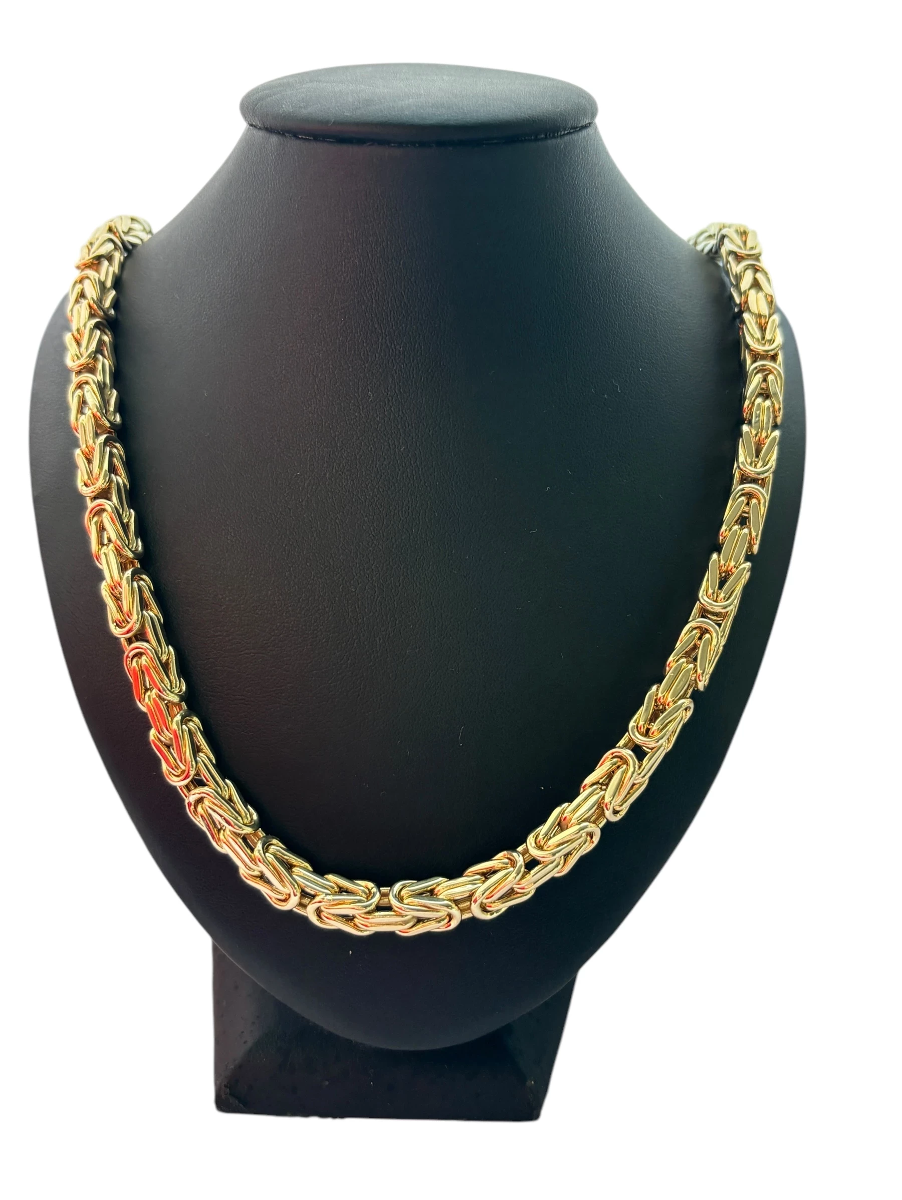 EKSKLUZYWNY ZŁOTY ŁAŃCUSZEK 585 – KRÓLEWSKI SPLOT – PRESTIŻ I KLASA 39 ...