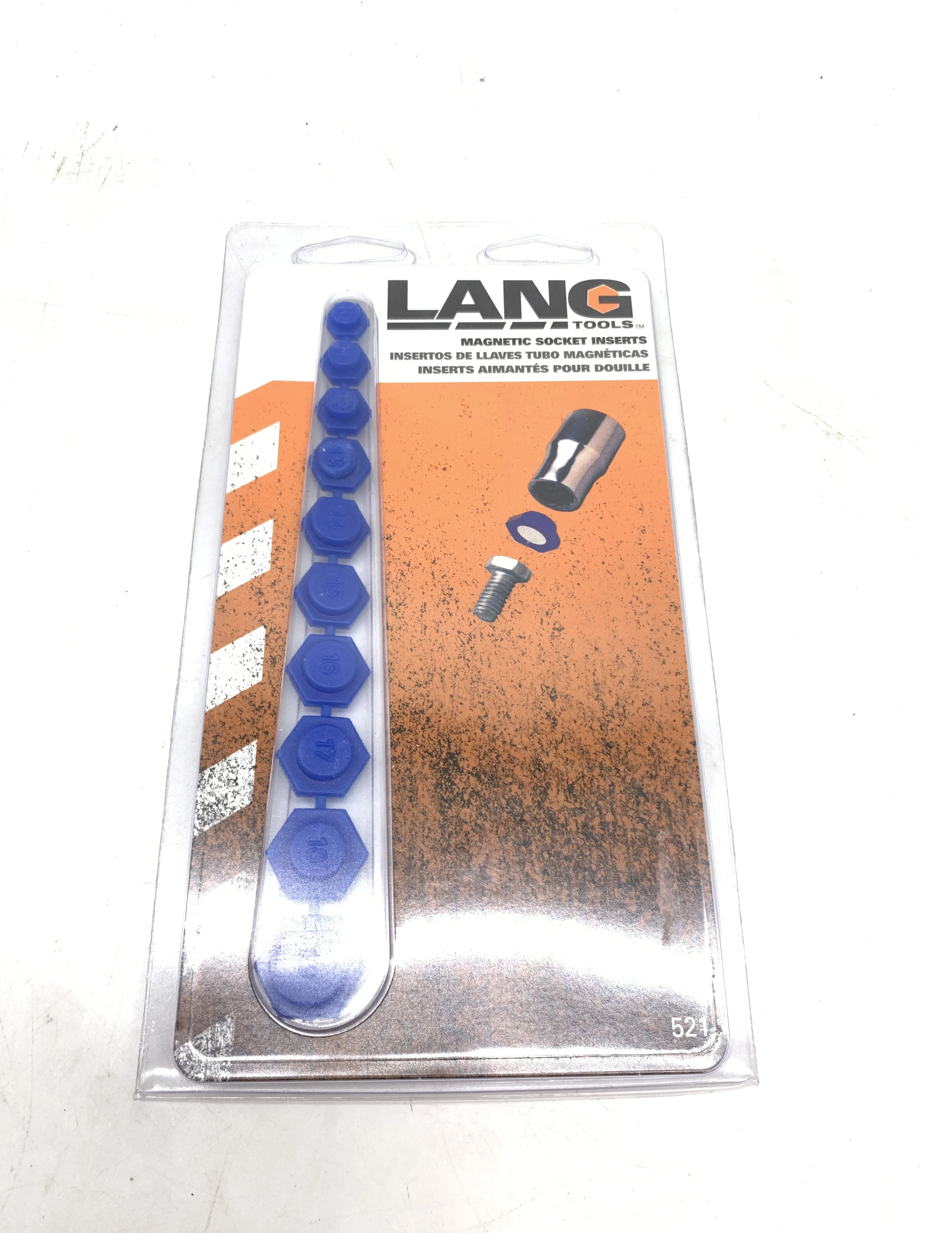 WKŁADKI MAGNETYCZNE LANG TOOLS DO KLUCZY NASADOWYCH NIEBIESKIE ...