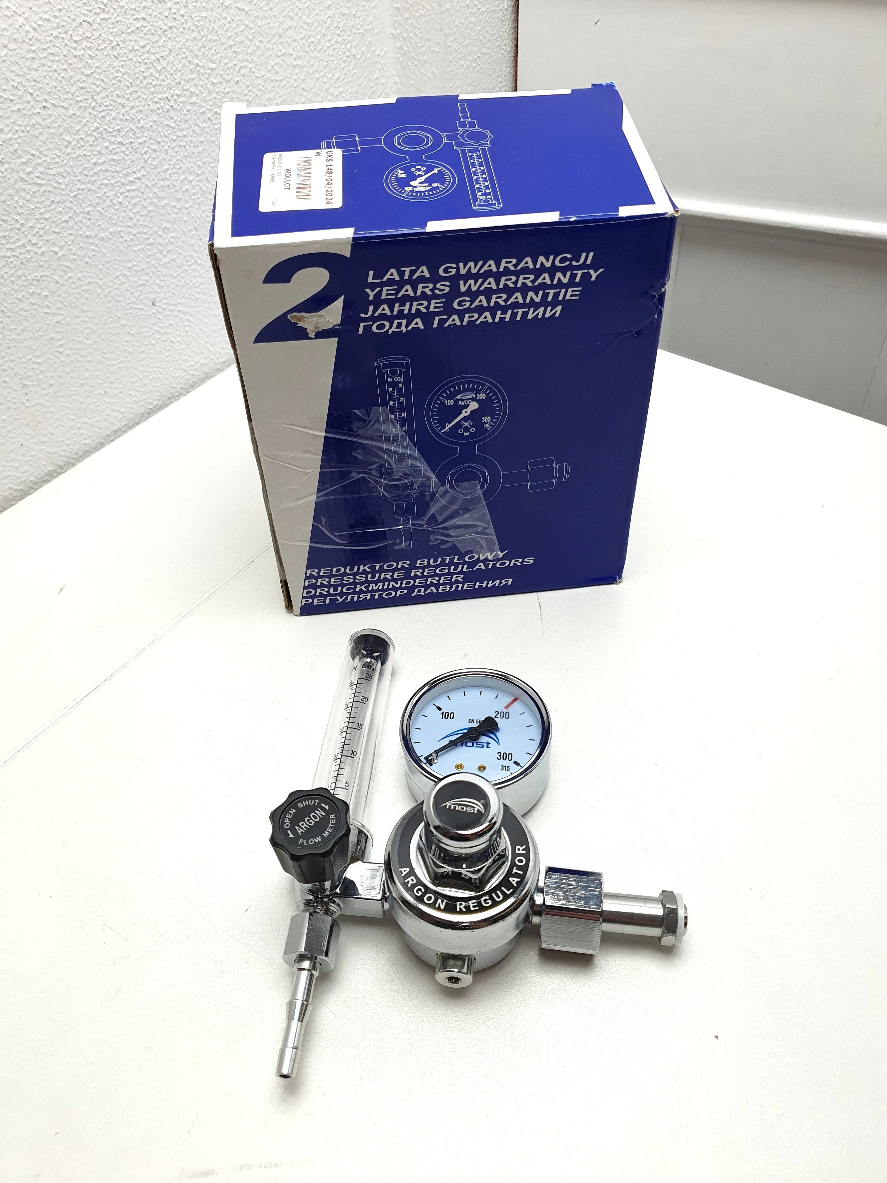 REDUKTOR BUTLOWY AR/CO2, Z ROTAMETREM | Reduktory | Loombard.pl