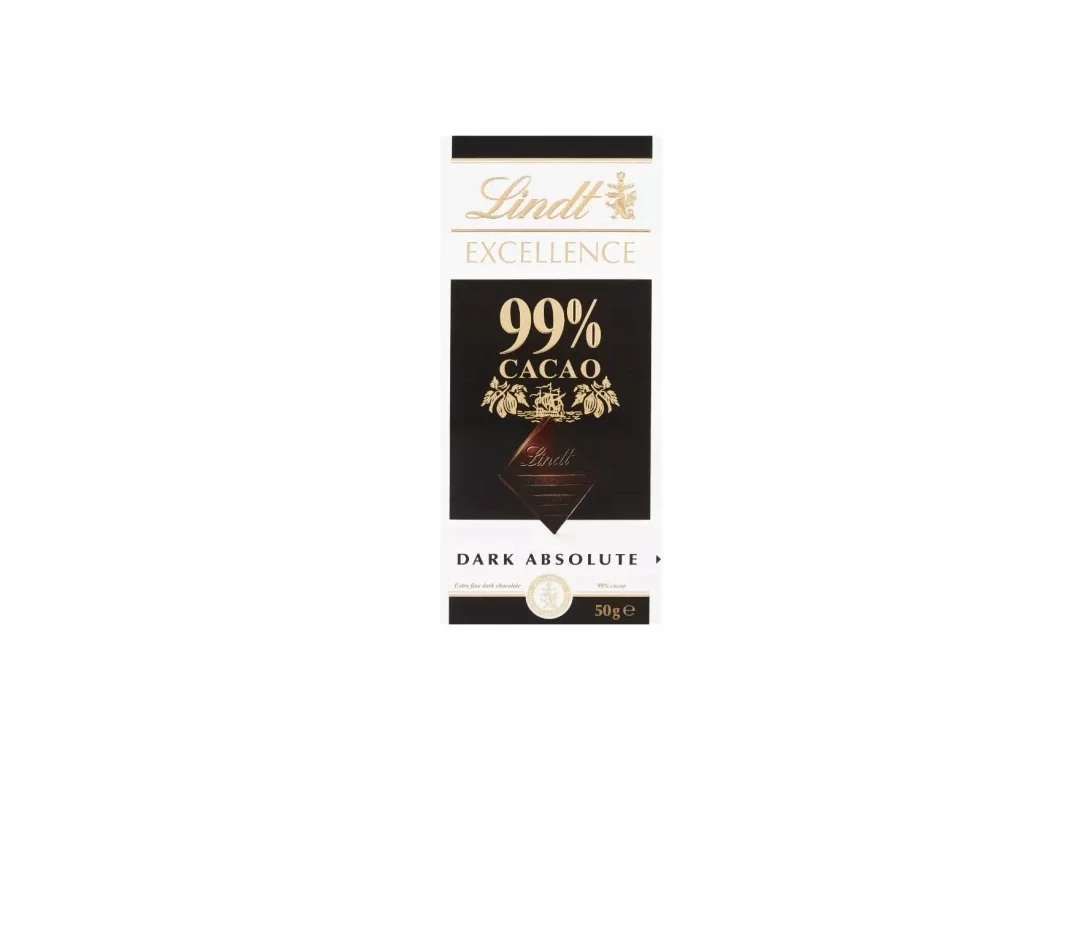 LINDT EXCELLENCE 50G 99% CACAO DARK ABSOLUTE CZEKOLADA GORZKA | Loombard.pl