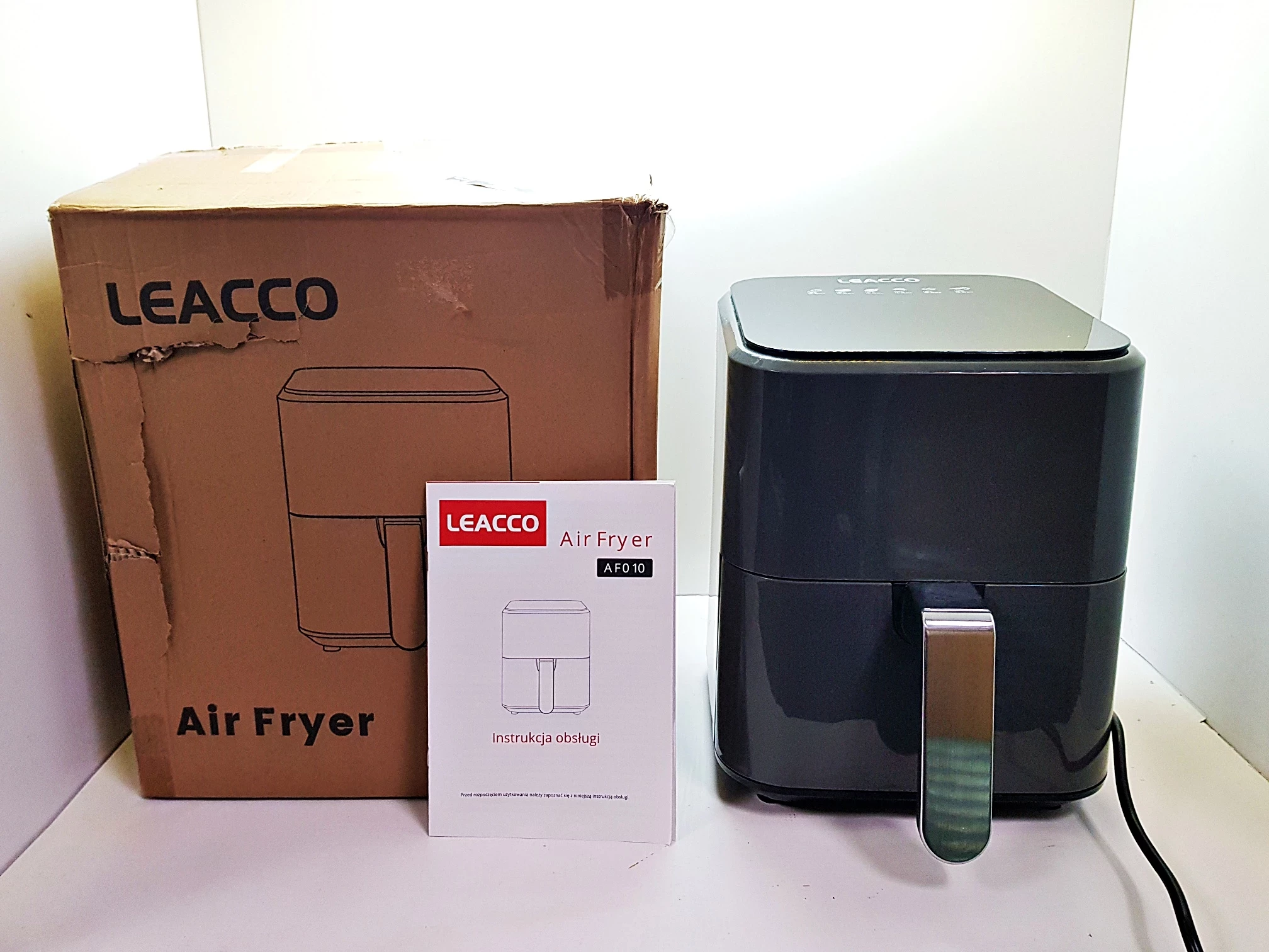 FRYTKOWNICA BEZTŁUSZCZOWA LEACO AF010 PUDEŁKO | Frytkownice | Loombard.pl