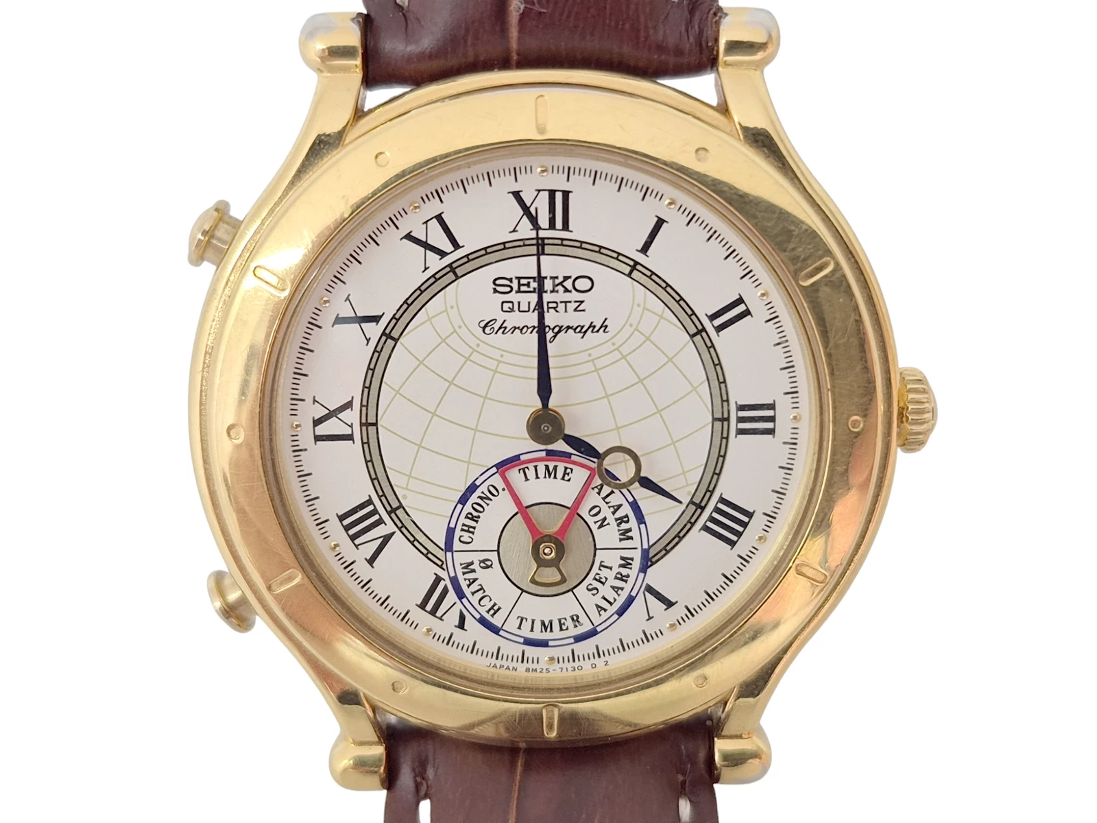 ZEGAREK SEIKO AGE OF DISCOVERY CHRONOGRAPH DANCING HANDS 8M25-7100 ...