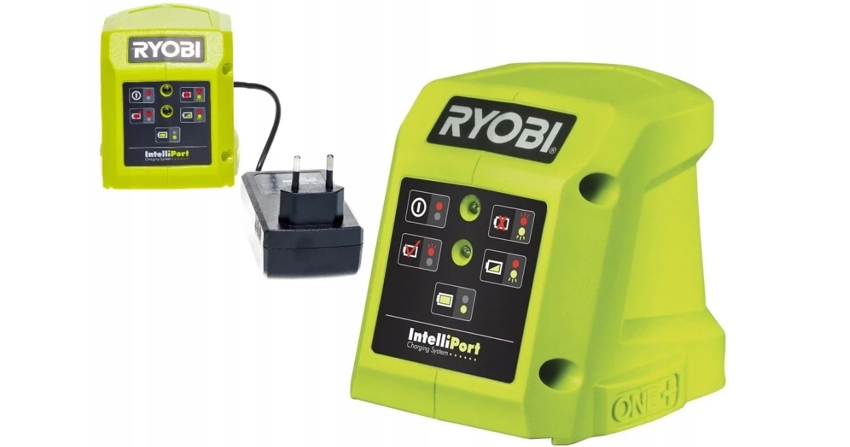 RYOBI ŁADOWARKA RC18115 ONE+ 18V KOMPAKTOWA 50W | Ładowarki | Loombard.pl