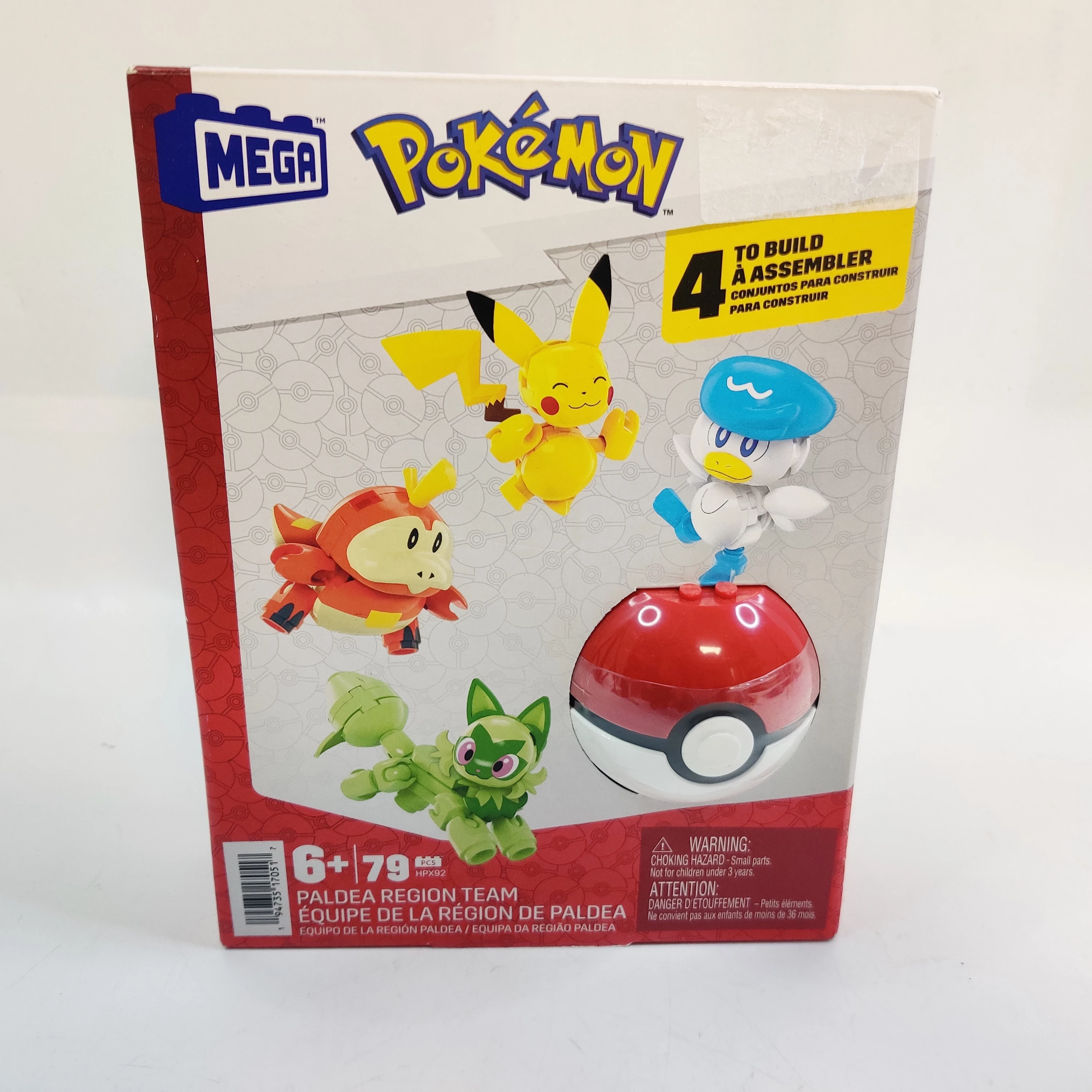 MEGA CONSTRUX POKEMON PALDEA REGION TEAM MATTEL | Plastikowe | Loombard.pl