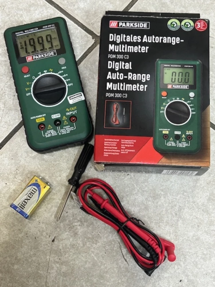 MULTIMETR PARKSIDE PDM 300 C3 | Wykrywacze | Loombard.pl