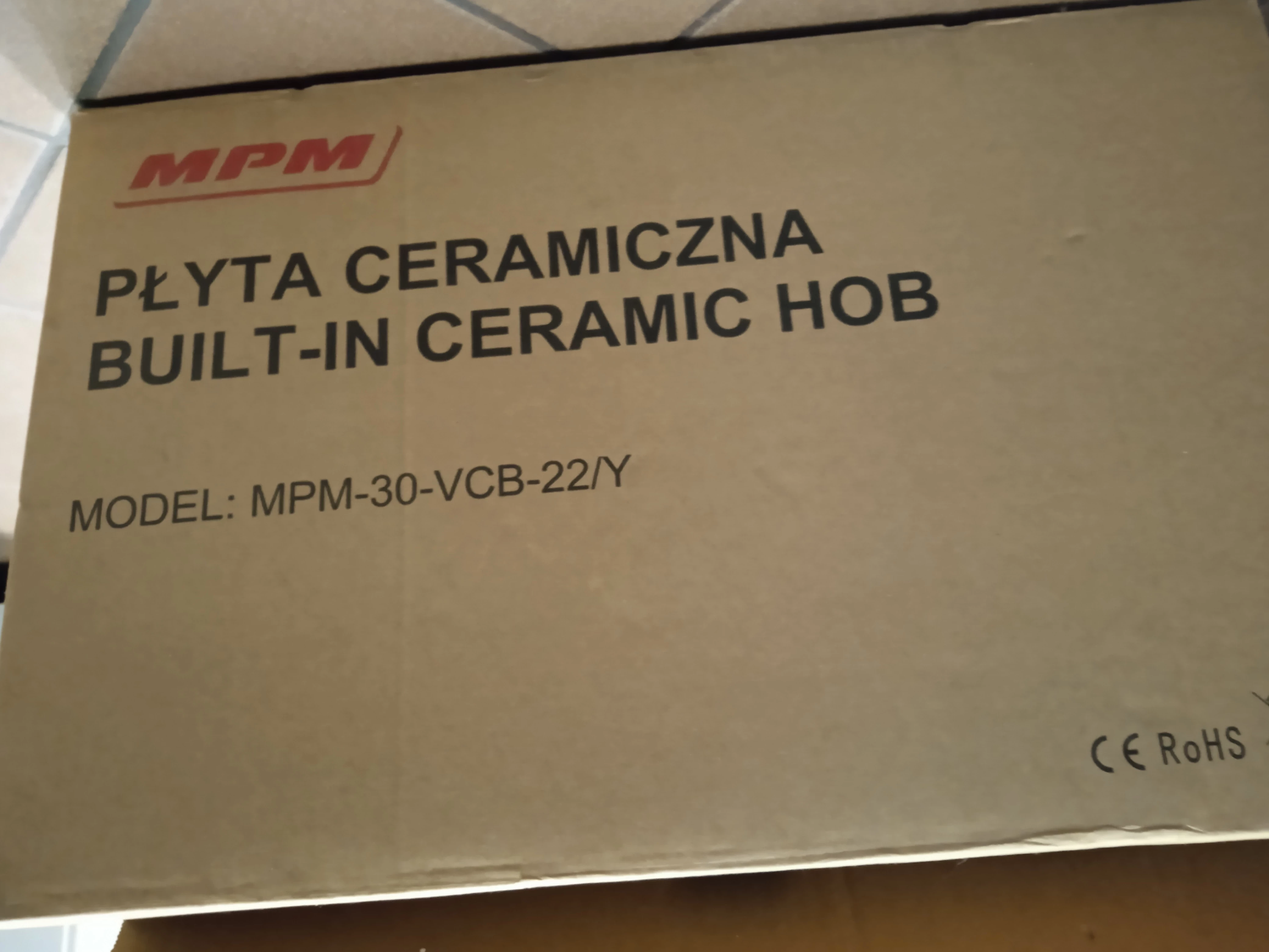 PŁYTA CERAMICZNA DO ZABUDOWY MPM MPM-30-VCB-22/Y | Płyty ceramiczne ...