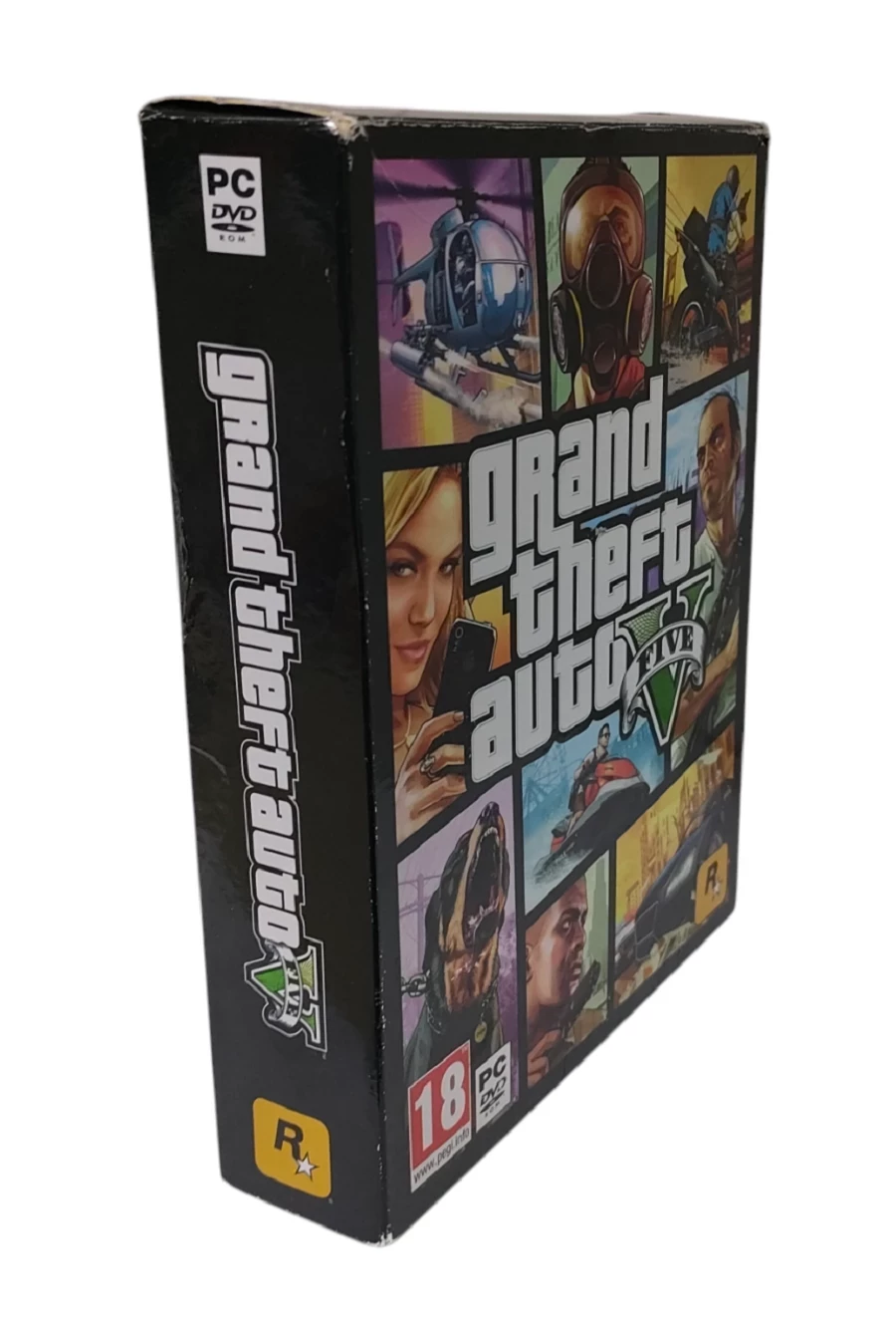 GRAND THEFT AUTO V BOX 7 PC DVD GTA V | Wydania cyfrowe | Loombard.pl