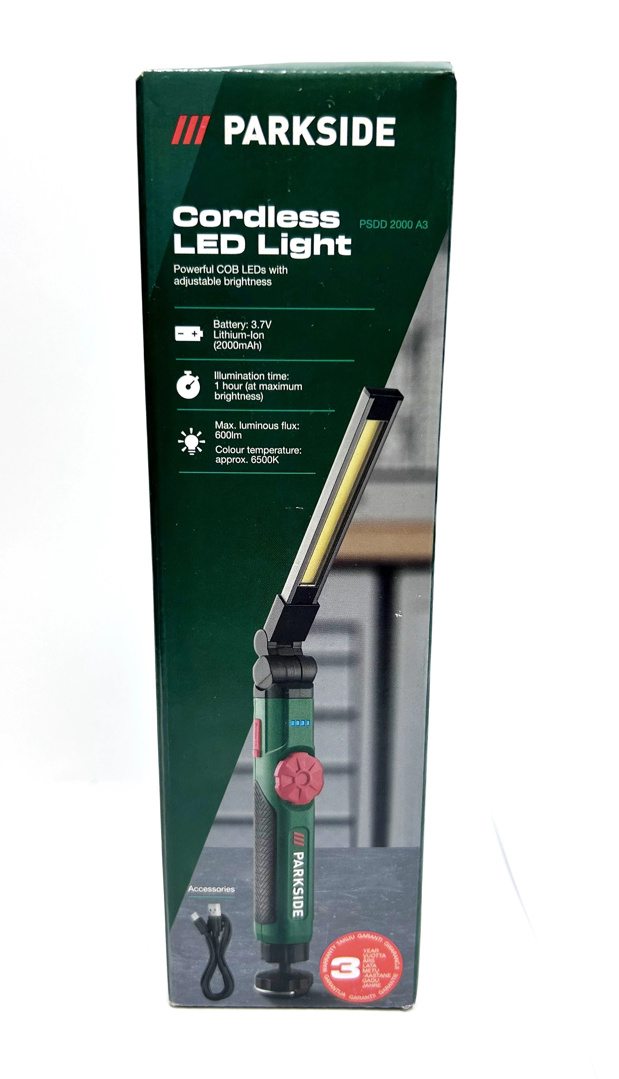 LAMPA AKUMULATOROWA LED PARKSIDE PSDD 2000 A3 | Lampy warsztatowe ...