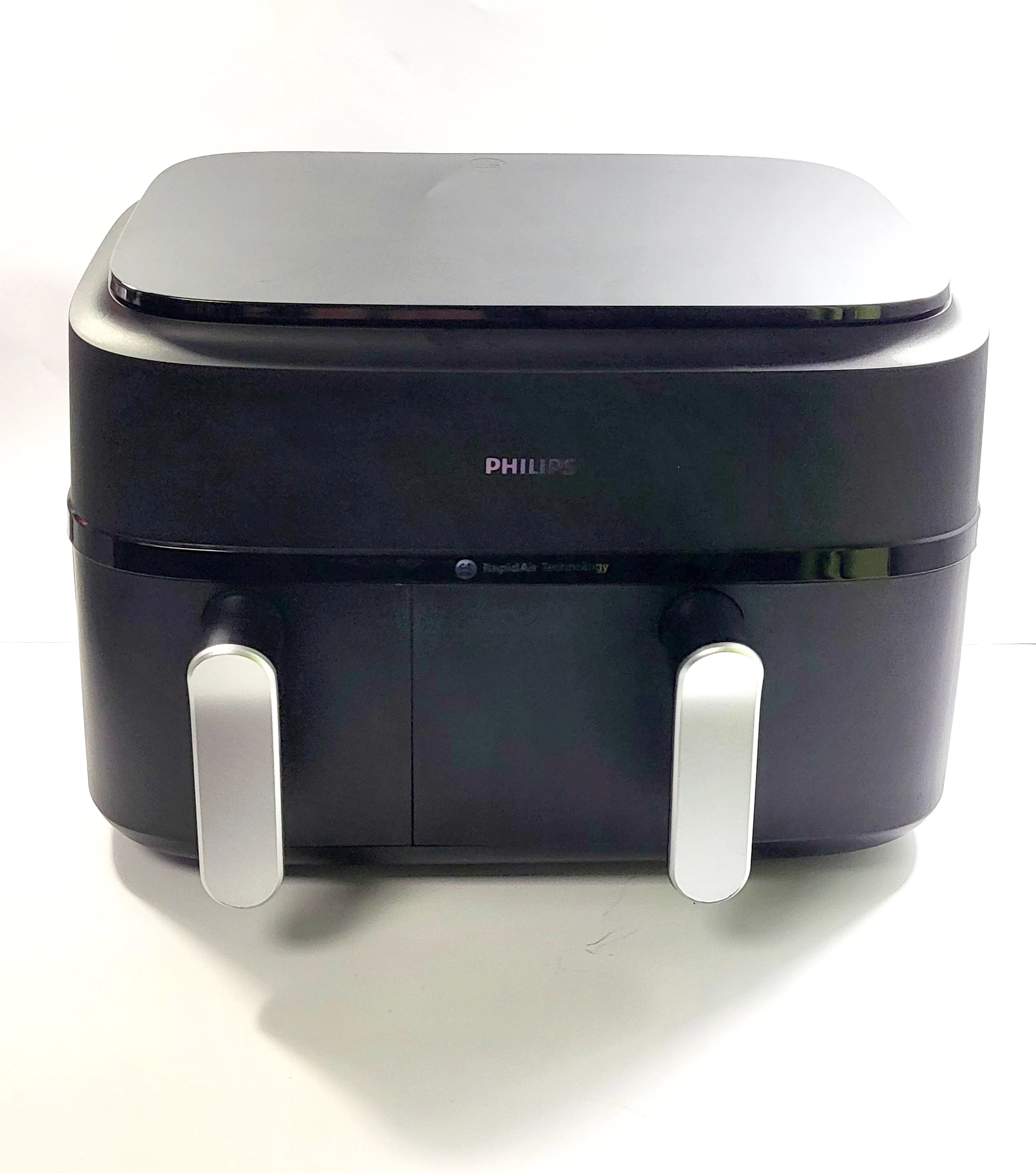 FRYTKOWNICA BEZTŁUSZCZOWA PHILIPS OVI DUAL NA 351/00 AIRFRYER 2 KOMORY ...