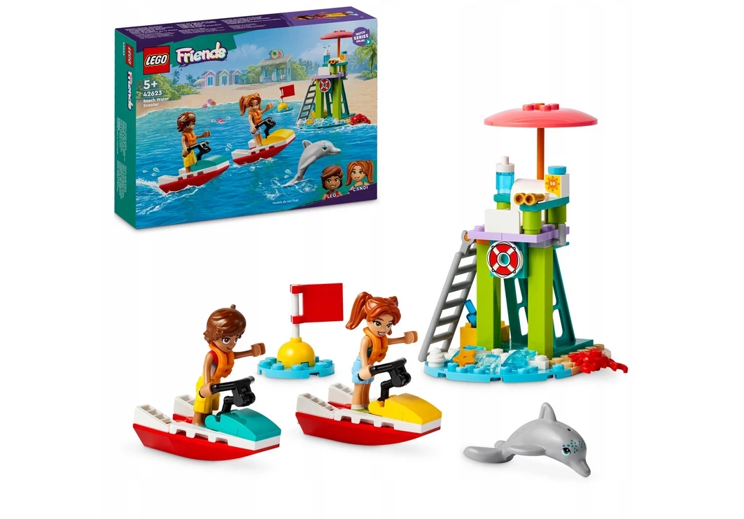 IDEALNY ZESTAW LEGO FRIENDS 42623 PLAŻOWY SKUTER WODNY | Friends ...