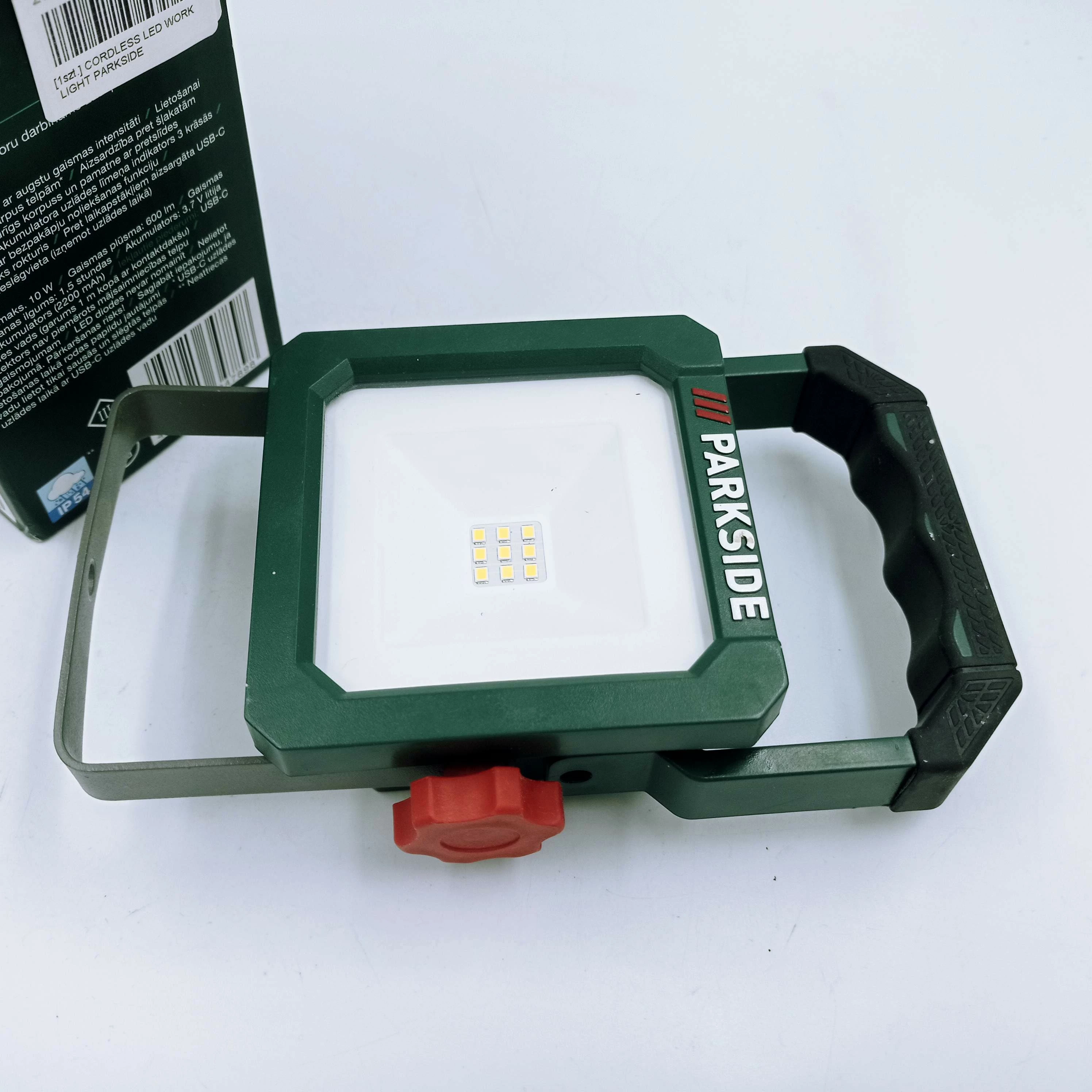 REFLEKTOR LED PARKSIDE PAS 2200 D4 10 W 600 LM AKUMULATOROWY IP54 ...