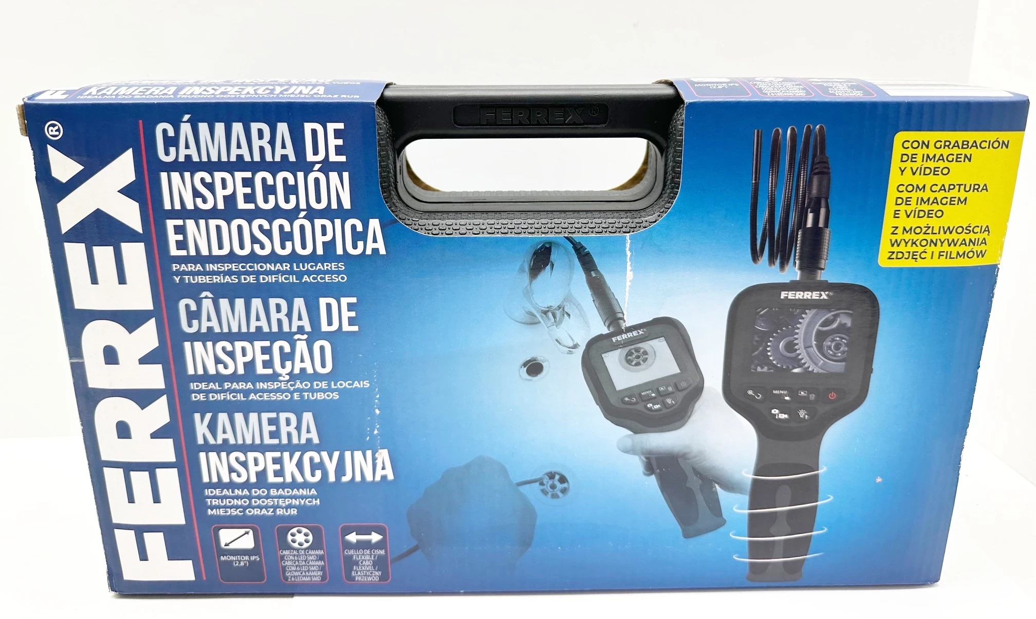 KAMERA INSPEKCYJNA FERREX 1280X720P | Endoskopy | Loombard.pl