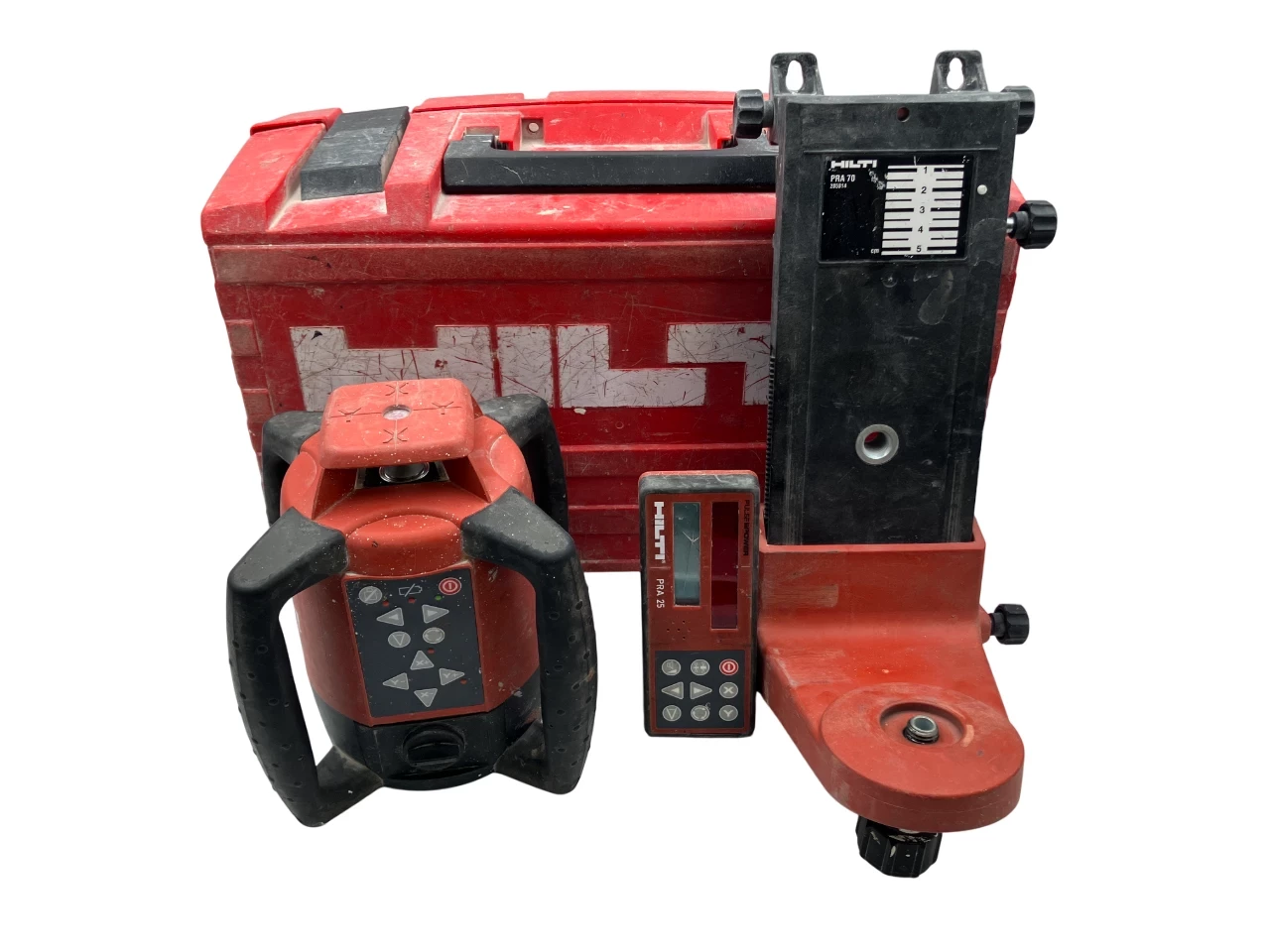 NIWELATOR LASEROWY HILTI PR 25 + DETEKTOR HILTI PRA 25 + STATYW HILTI ...