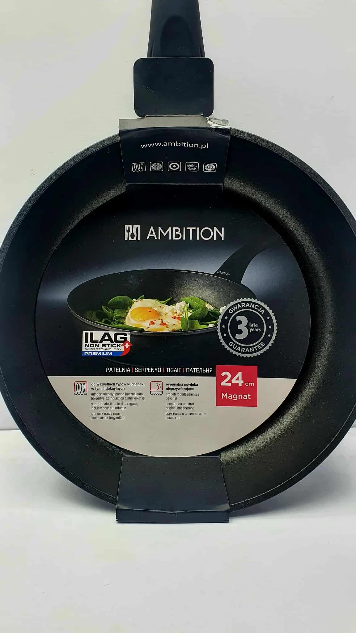 PATELNIA AMBITION MAGNAT 24 CM | Patelnie | Loombard.pl