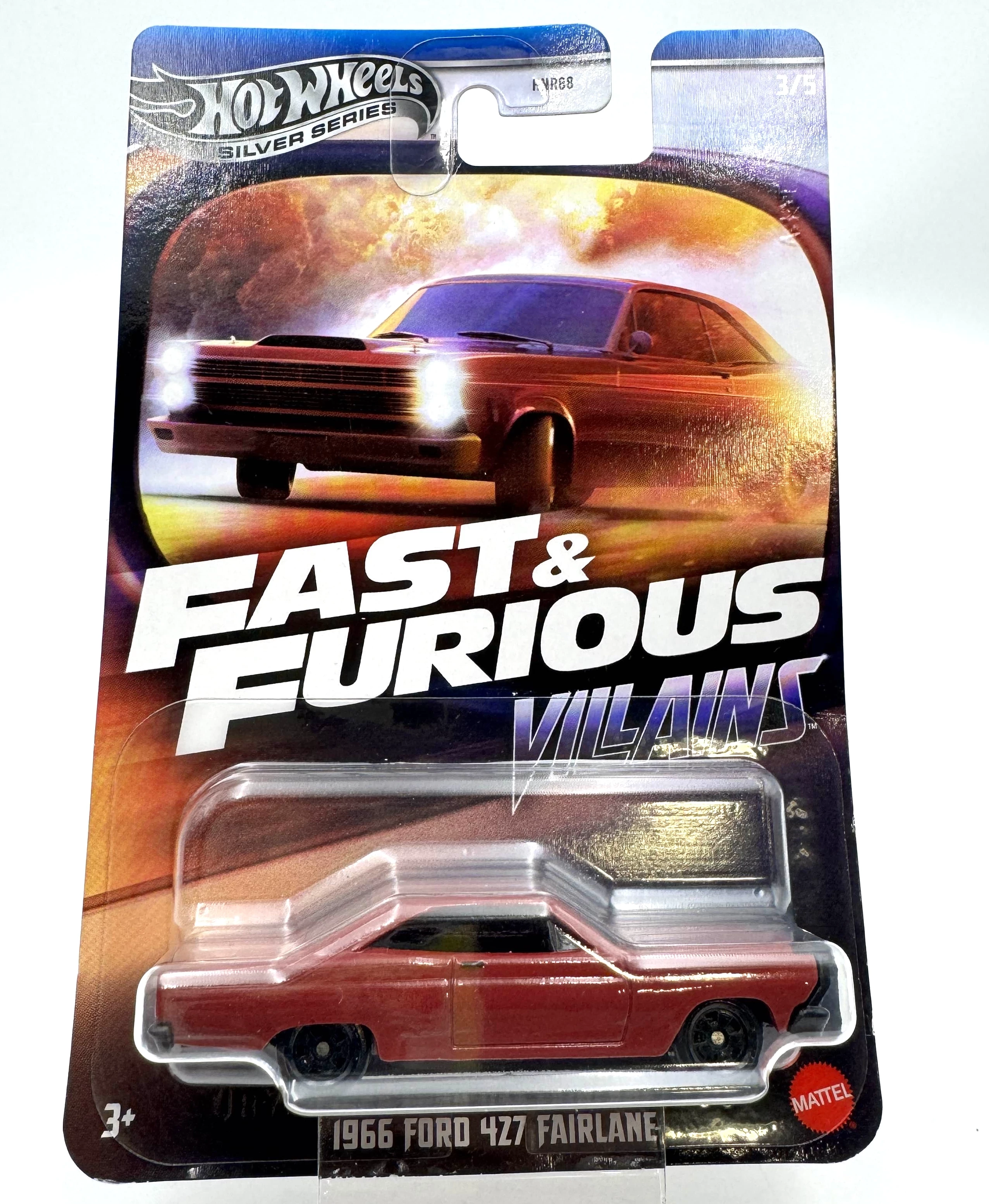 HOT WHEELS SILVER SERIES FAST & FURIOUS VILLAINS 3/5 1966 FORD 427 ...
