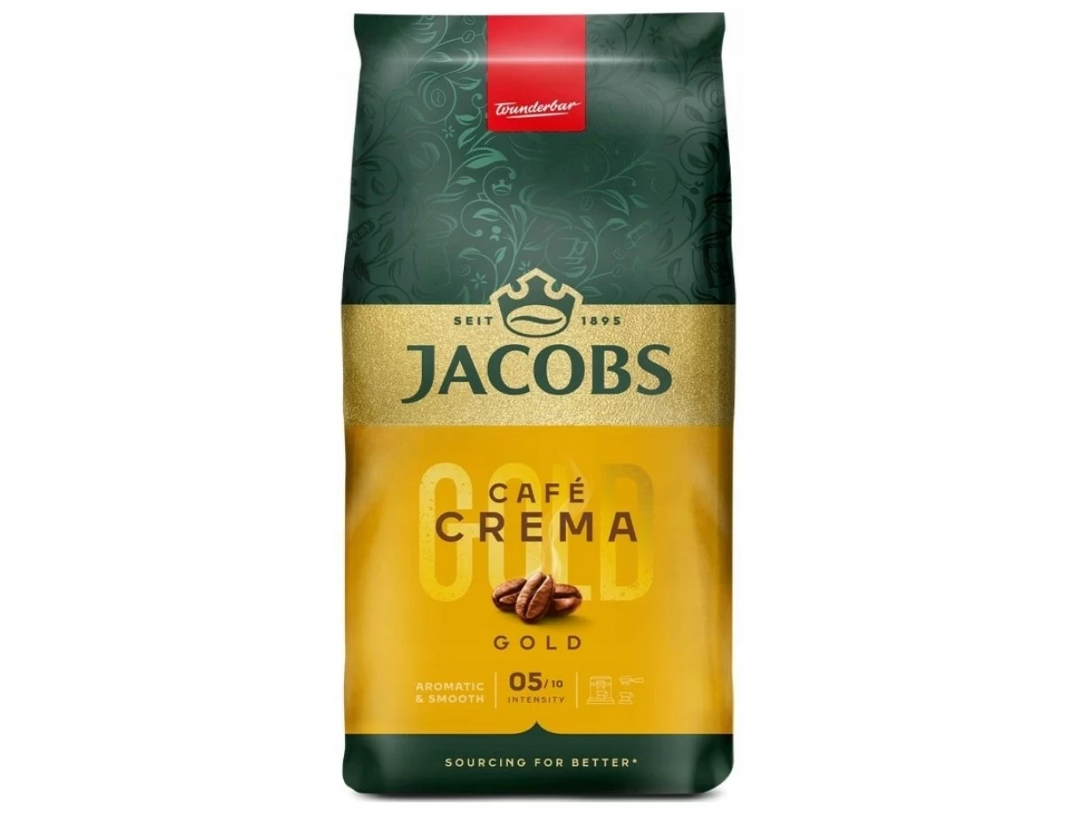 KAWA ZIARNISTA ARABICA JACOBS CREMA 1100 G | Kawa ziarnista | Loombard.pl