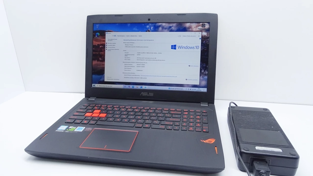 LAPTOP ASUS ROG STRIX GL502V I5-7300H 8/512 GTX 1070 2017 | Laptopy | Loombard.pl