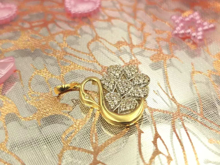 ZŁOTA ZAWIESZKA PAW 1,77G 14K P.585 | Wisiorki | Loombard.pl