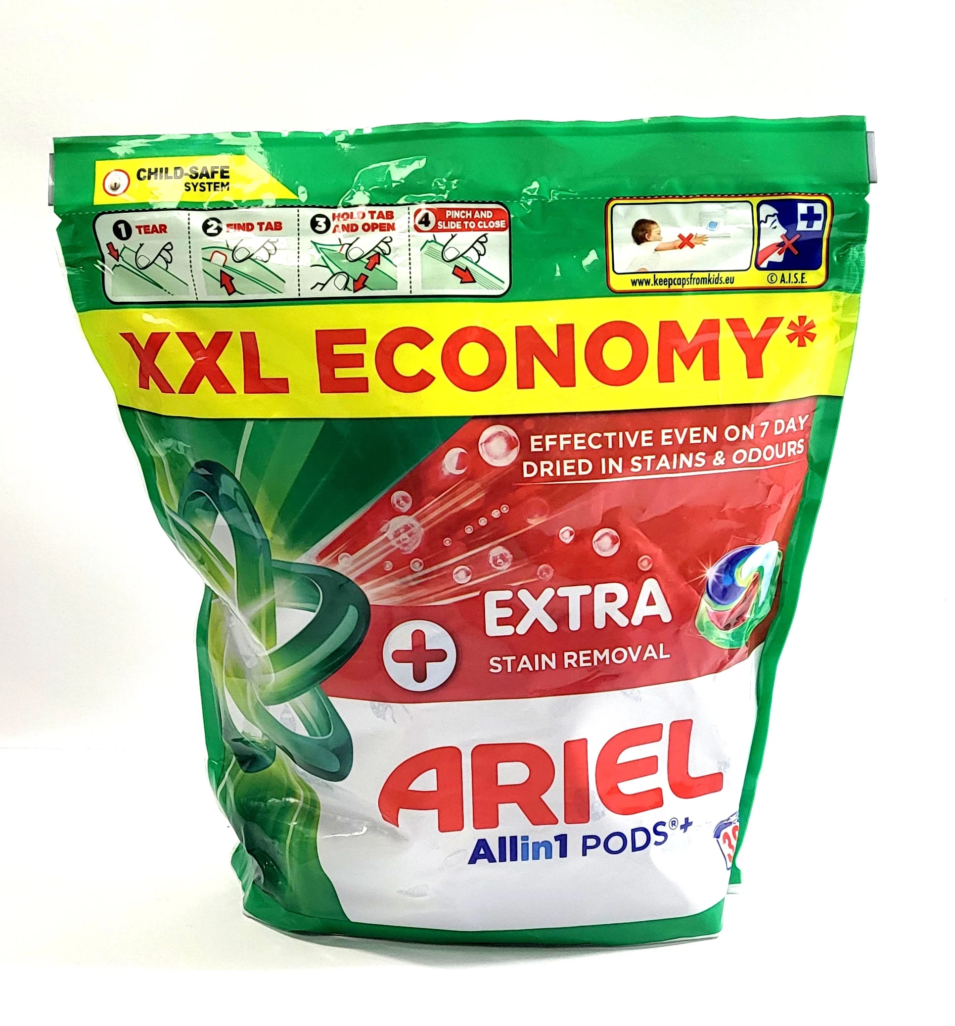 ARIEL EXTRA CLEAN ALLIN1 + KAPSUŁKI DO PRANIA 38 SZTUK | Kapsułki i ...