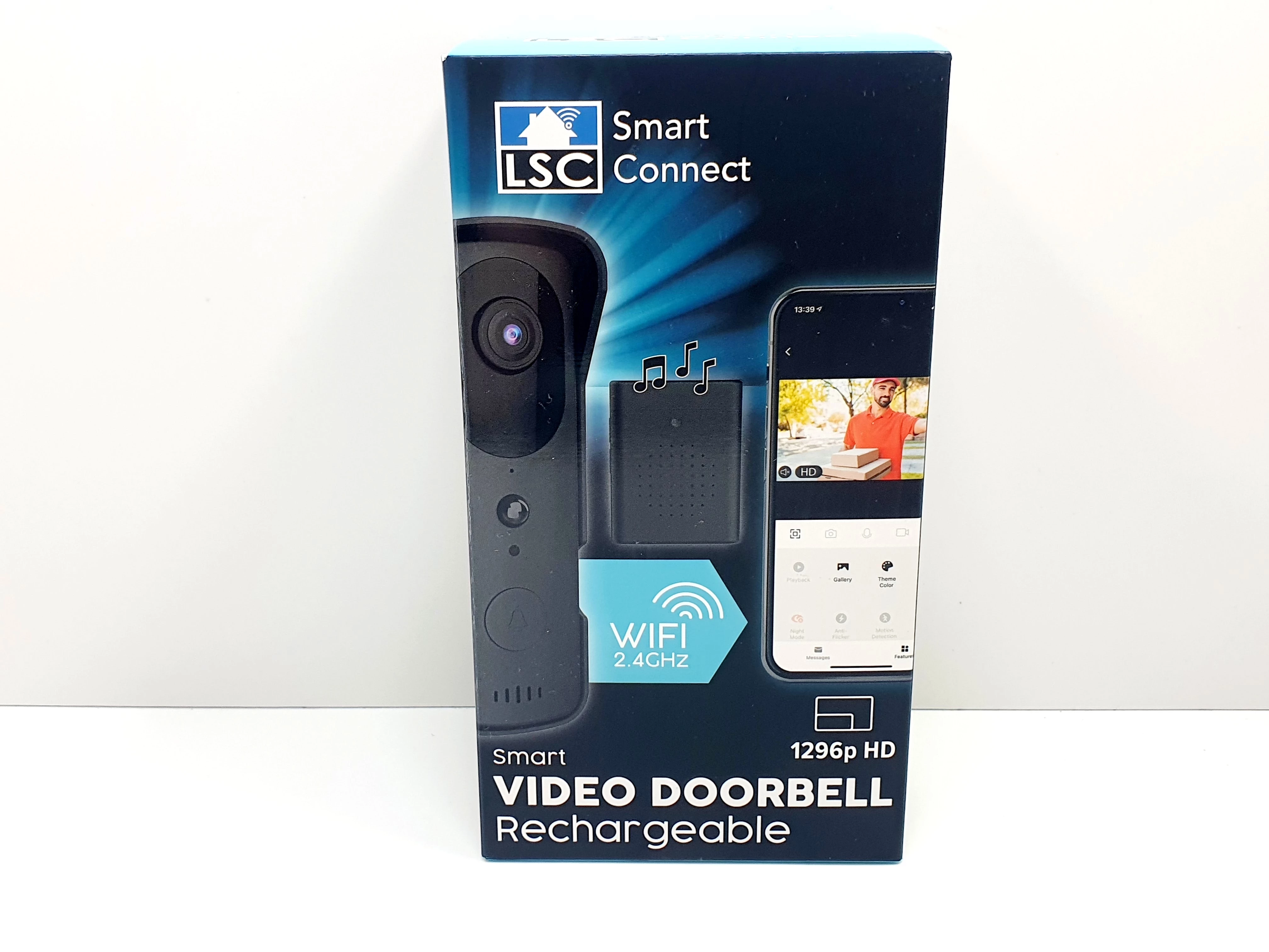 INTELIGENTNY DZWONEK Z KAMERĄ LSC SMART CONNECT 1296P | Mini kamery ...