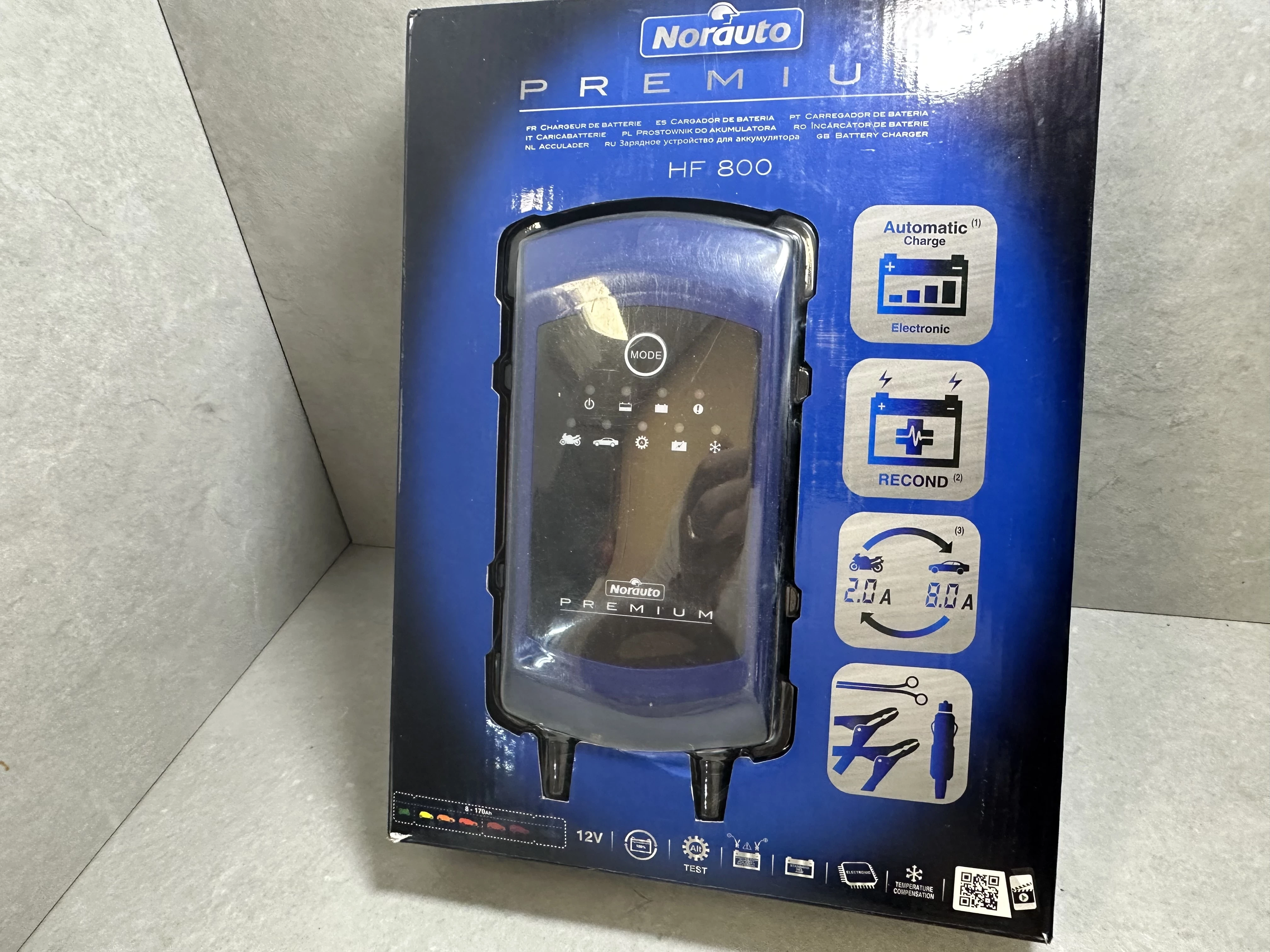 PROSTOWNIK ŁADOWAKA DO AKUMULATORA NORAUTO HF800 | Prostowniki ...