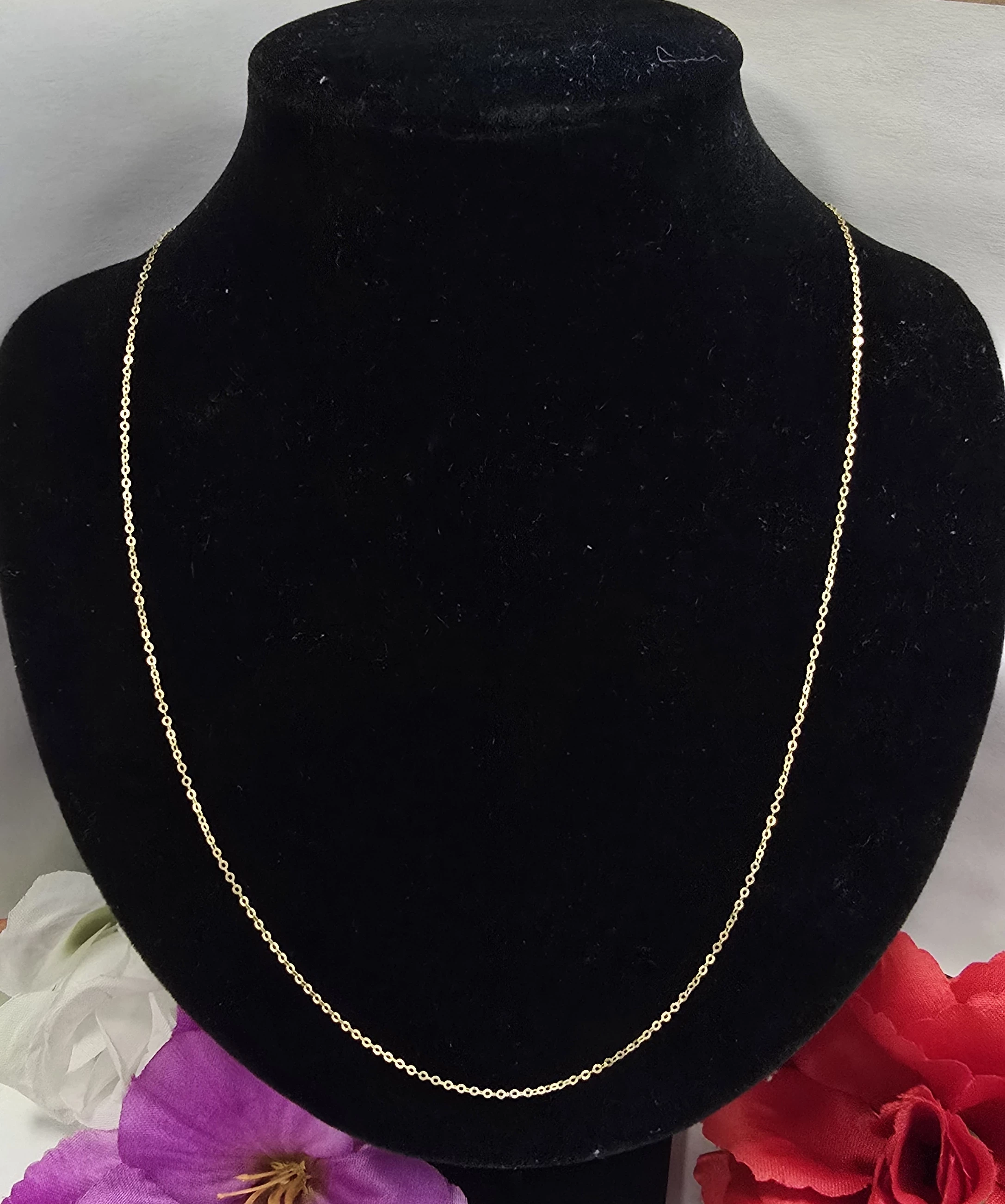 ZŁOTY ŁAŃCUSZEK 585 1,80G 64CM | Łańcuszki | Loombard.pl