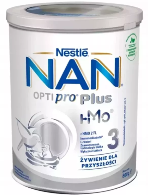 NAN OPTIPRO PLUS 3 HMO 800 G 7613034820686 | Następne | Loombard.pl